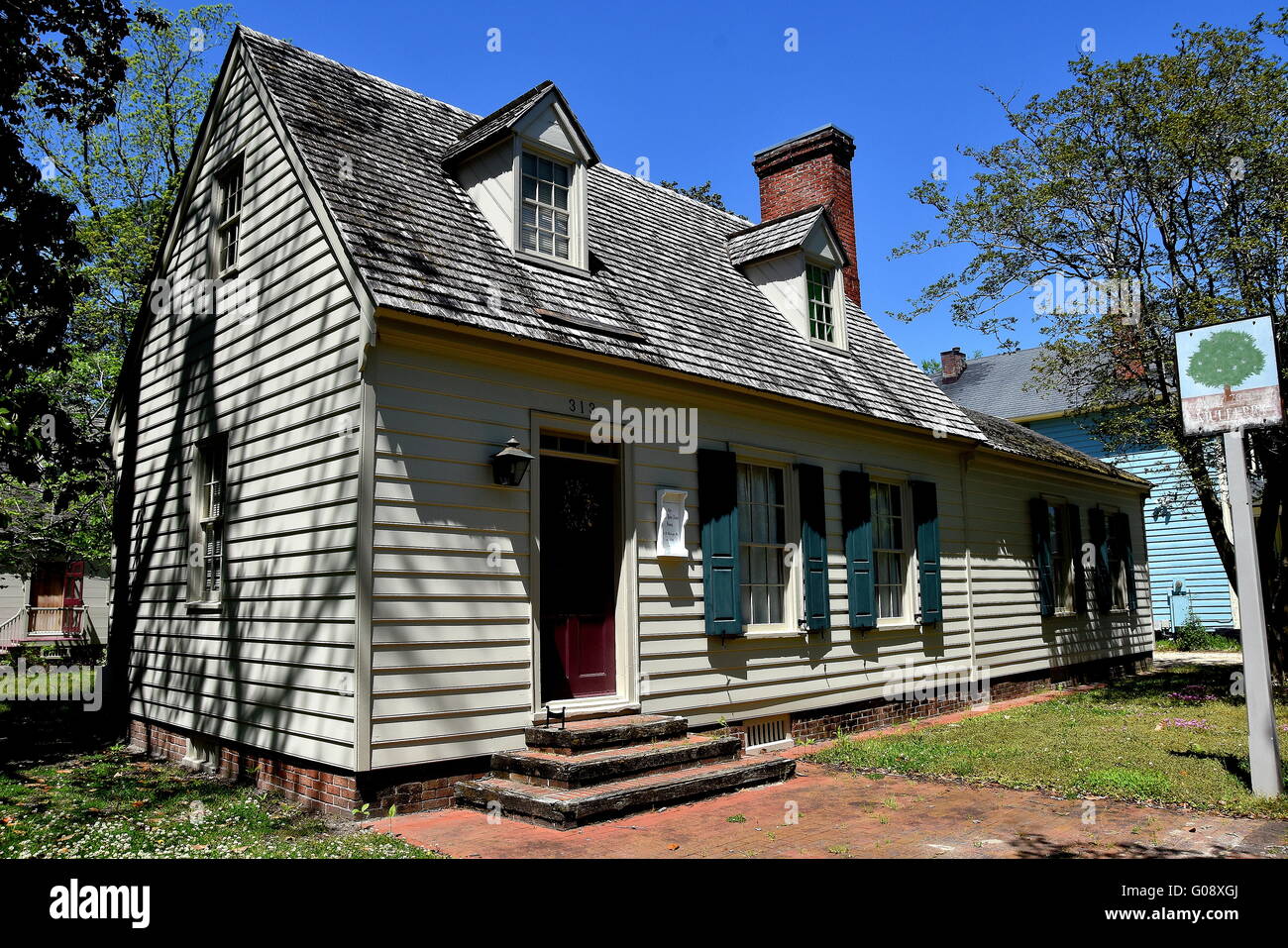 New Bern, North Carolina: Early colonial-era 1705 Major John Danes ...
