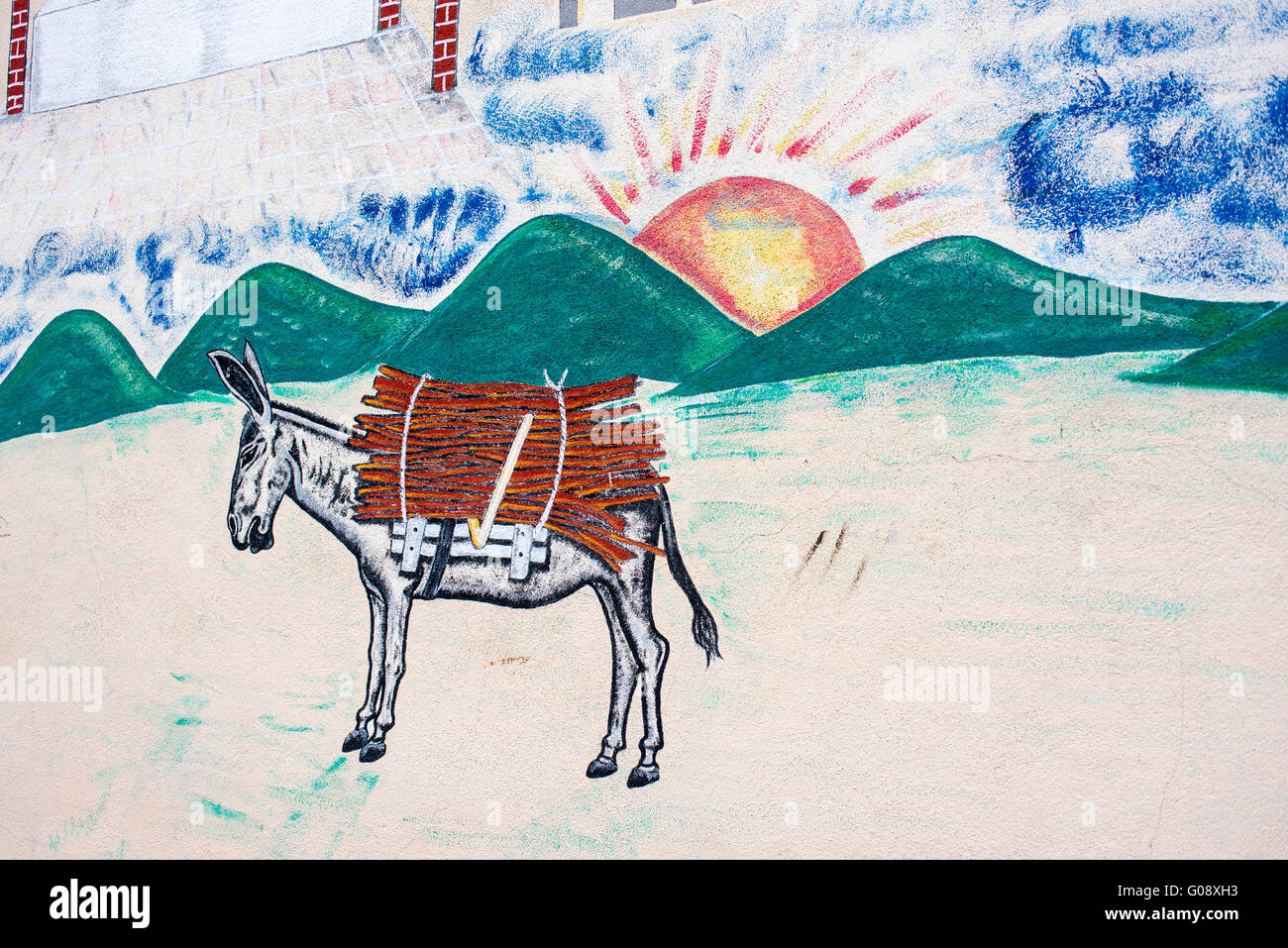 Donkey mural nicaragua hi-res stock photography and images - Alamy