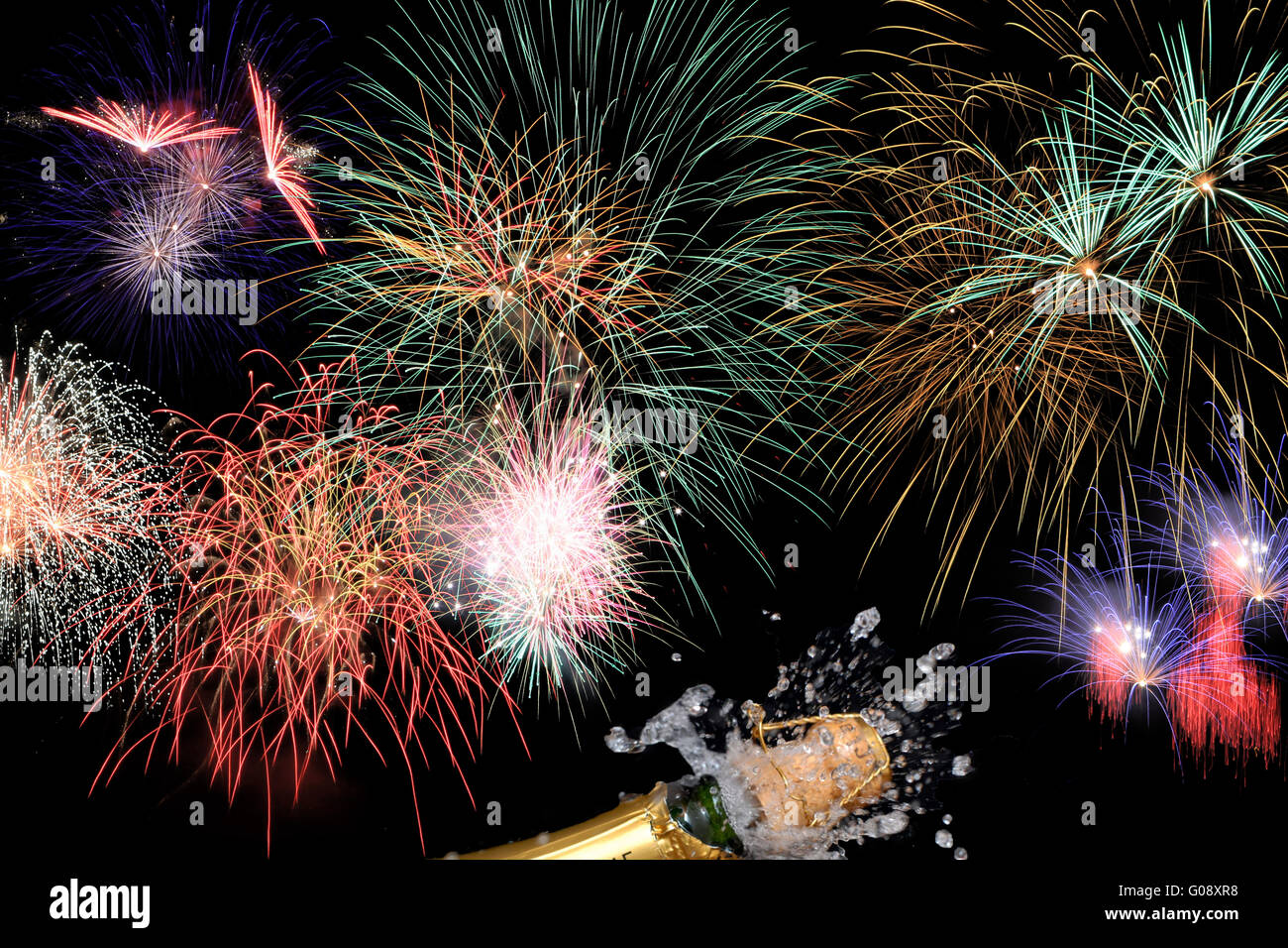 Abstract fire works hi-res stock photography and images - Alamy