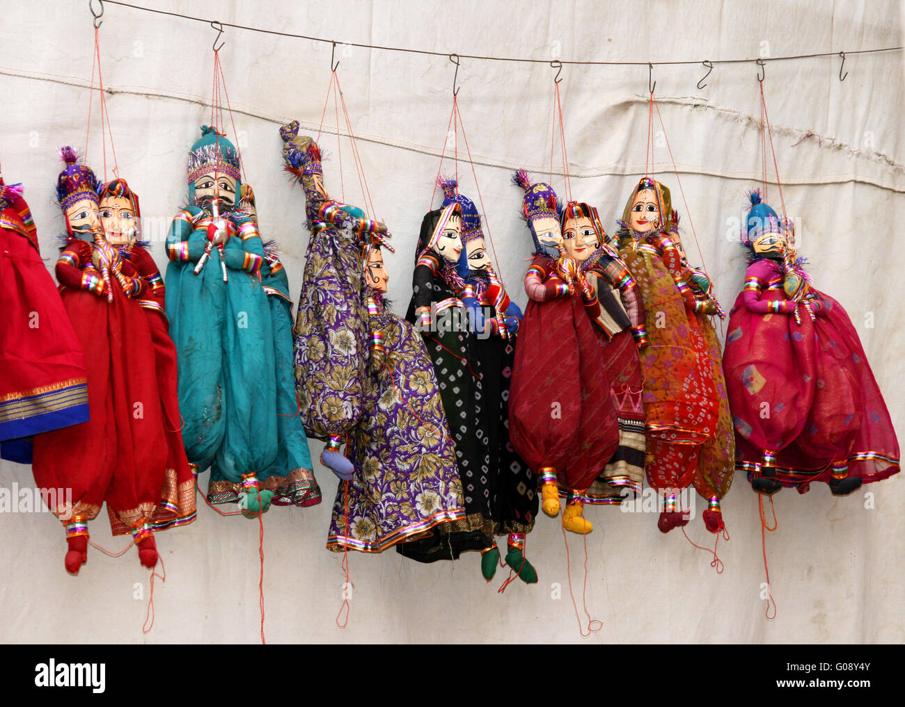 traditional marionettes in Rajasthan Stock Photo - Alamy