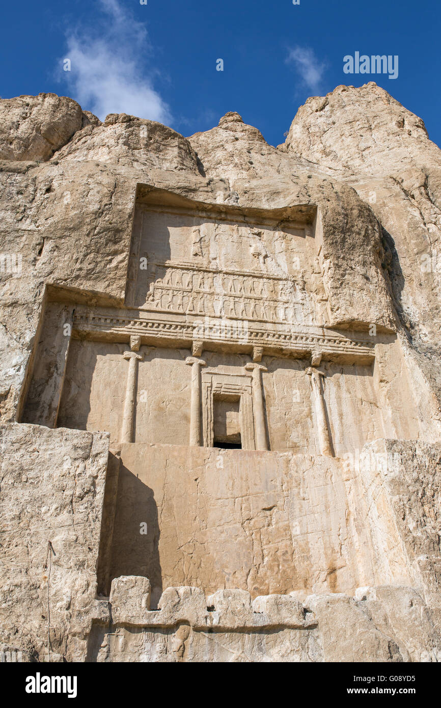 Naqsh-e Rustam, an ancient necropolis in Pars Province, Iran Stock ...