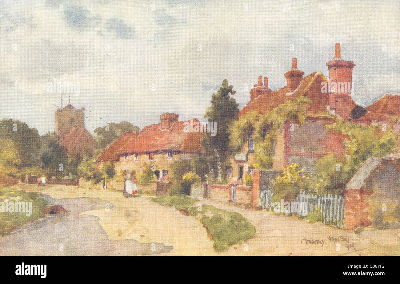 Amberley church sussex hi-res stock photography and images - Alamy