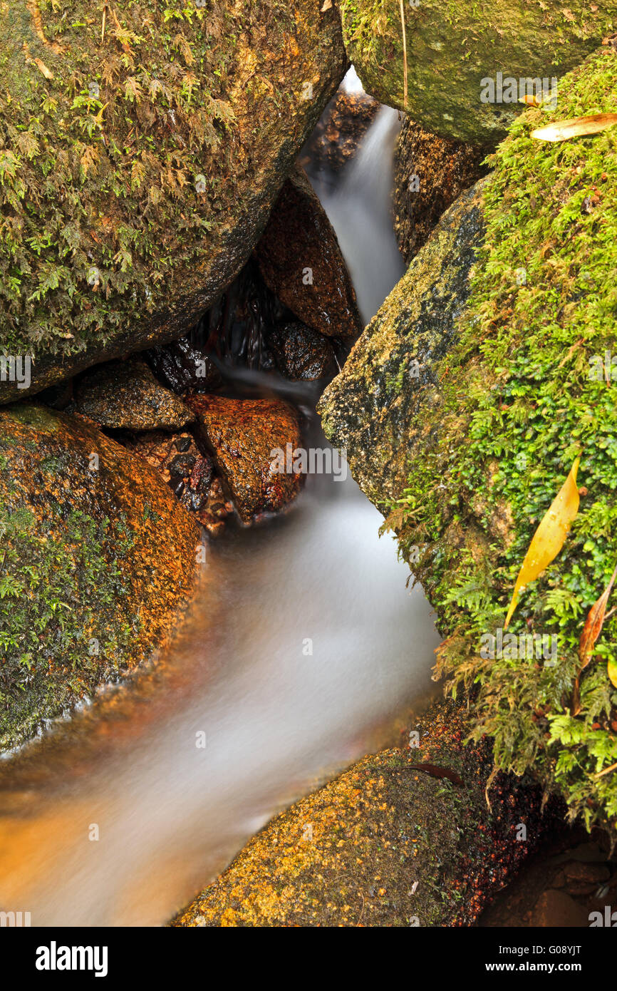Small natural waterfall Stock Photo - Alamy