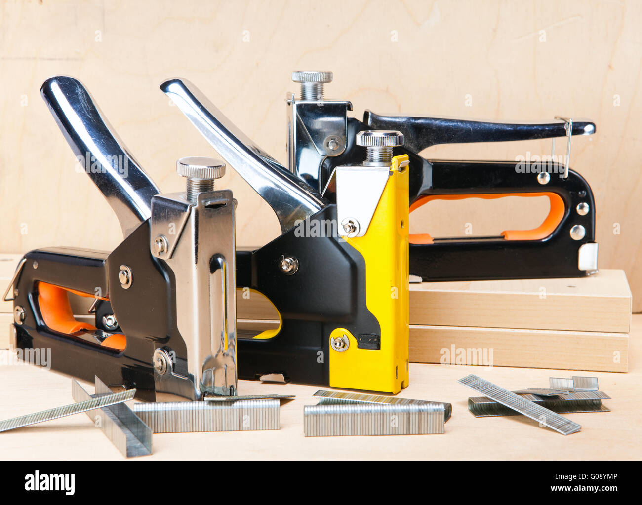 stapler for repair work in the house and on furnit Stock Photo - Alamy