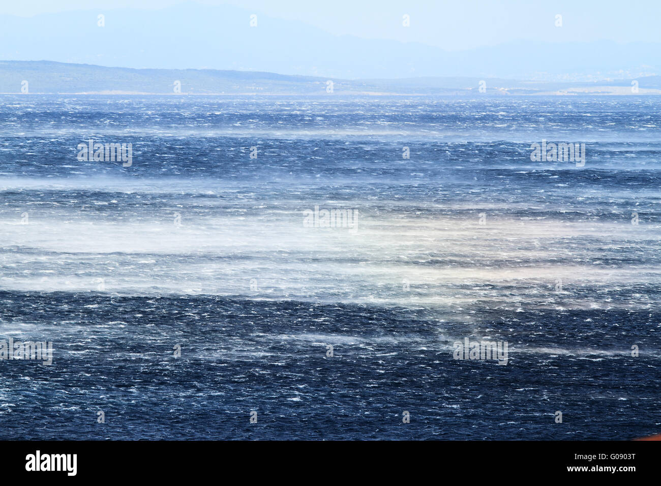 Raging sea with furious waves and fierce wind Stock Photo - Alamy