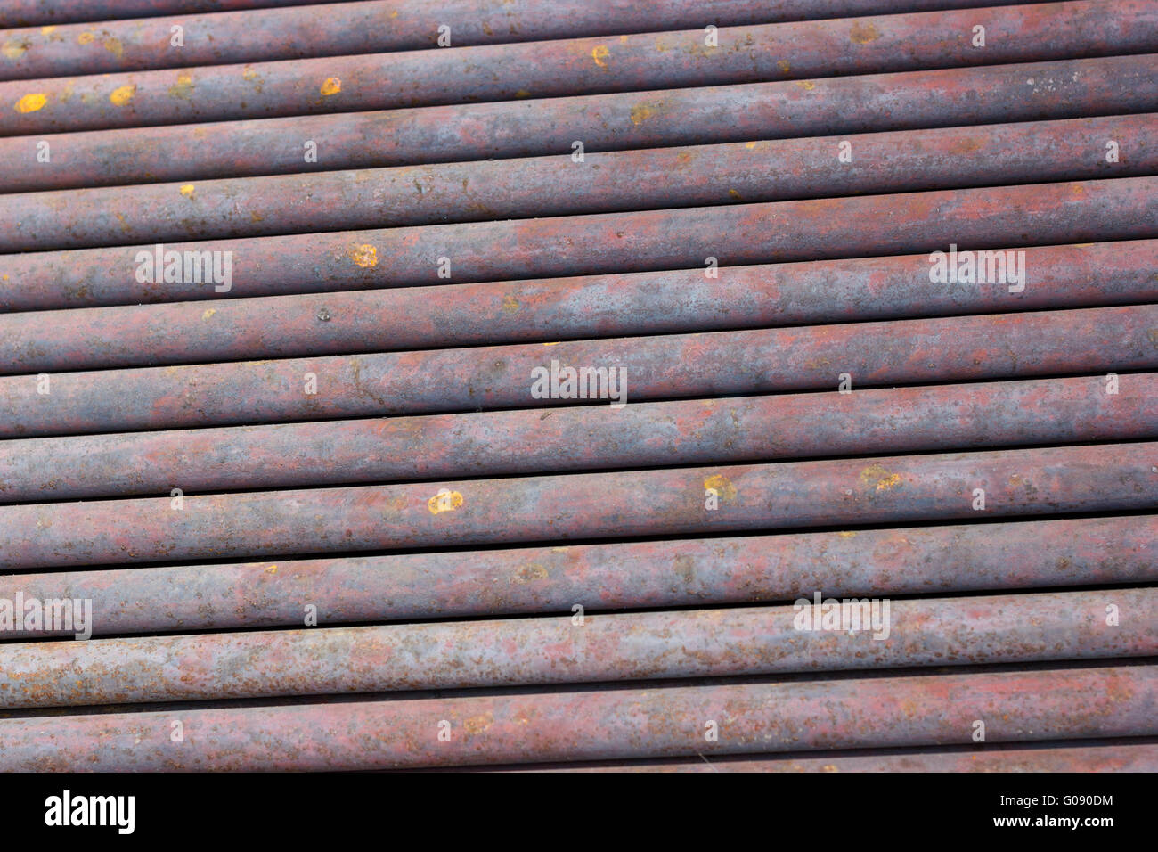 Backgrounds collection - Texture of rusty pipes Stock Photo - Alamy