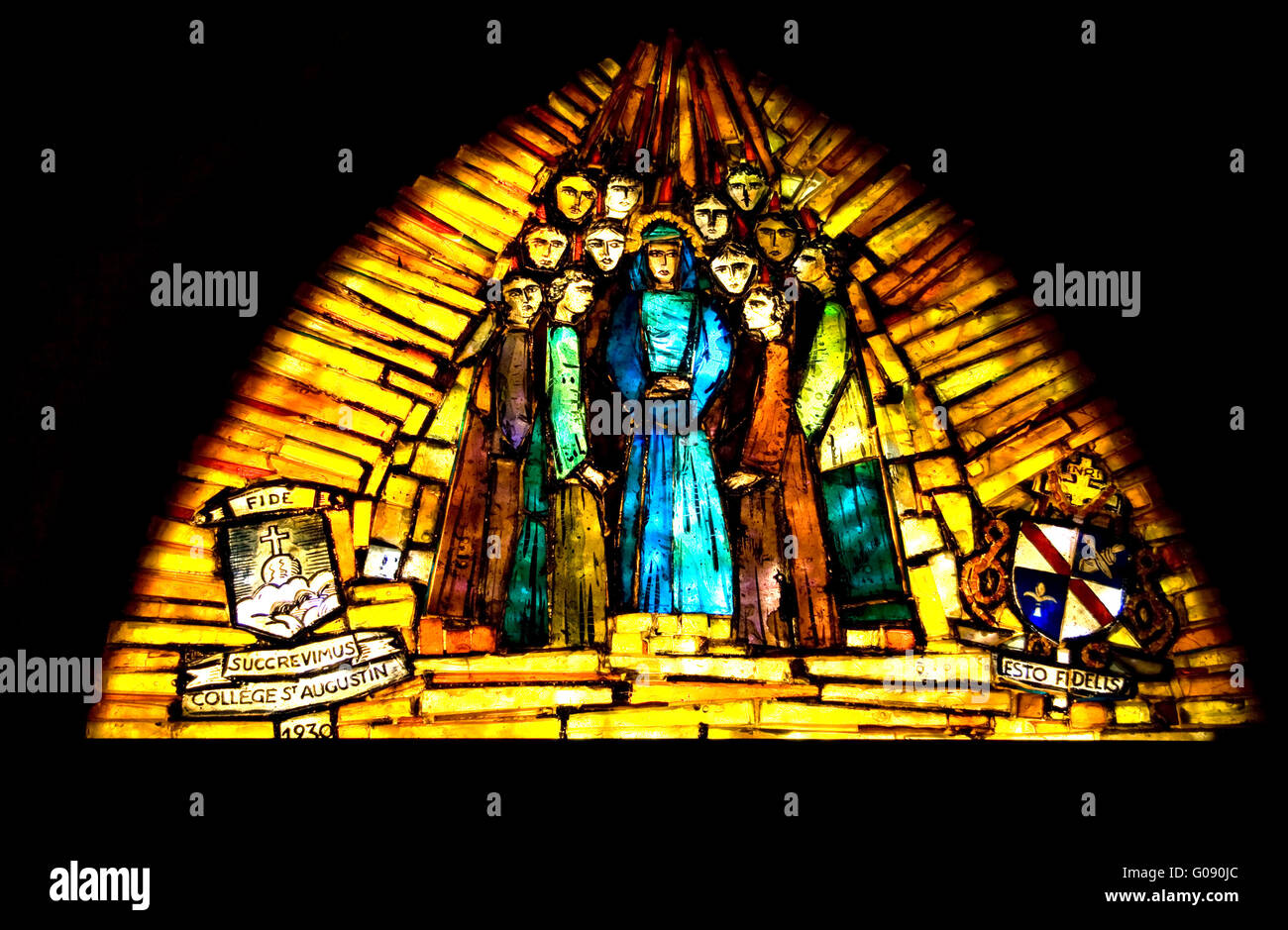 Painting bible church window hi-res stock photography and images - Alamy