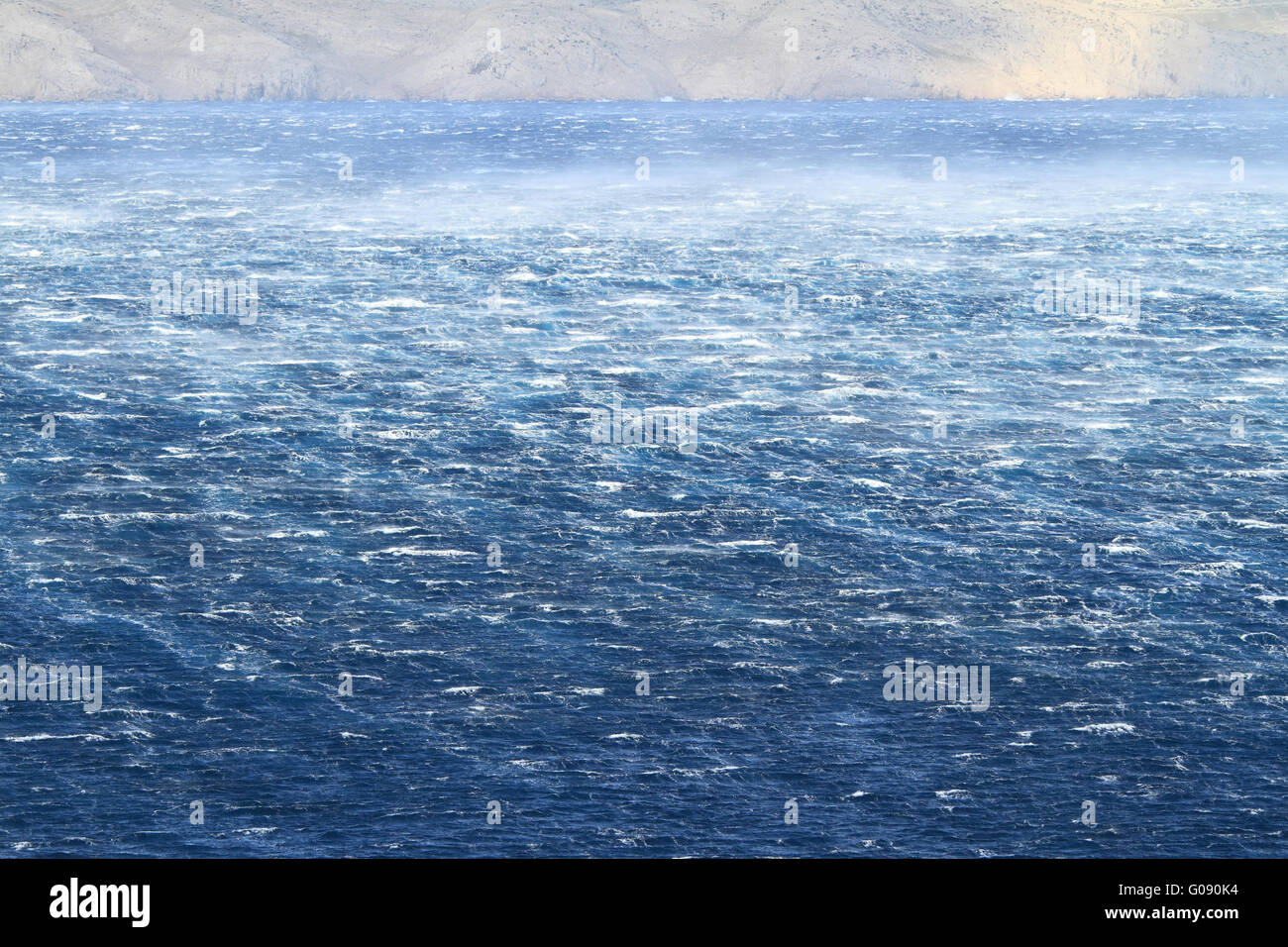 Raging sea with furious waves and fierce wind Stock Photo - Alamy