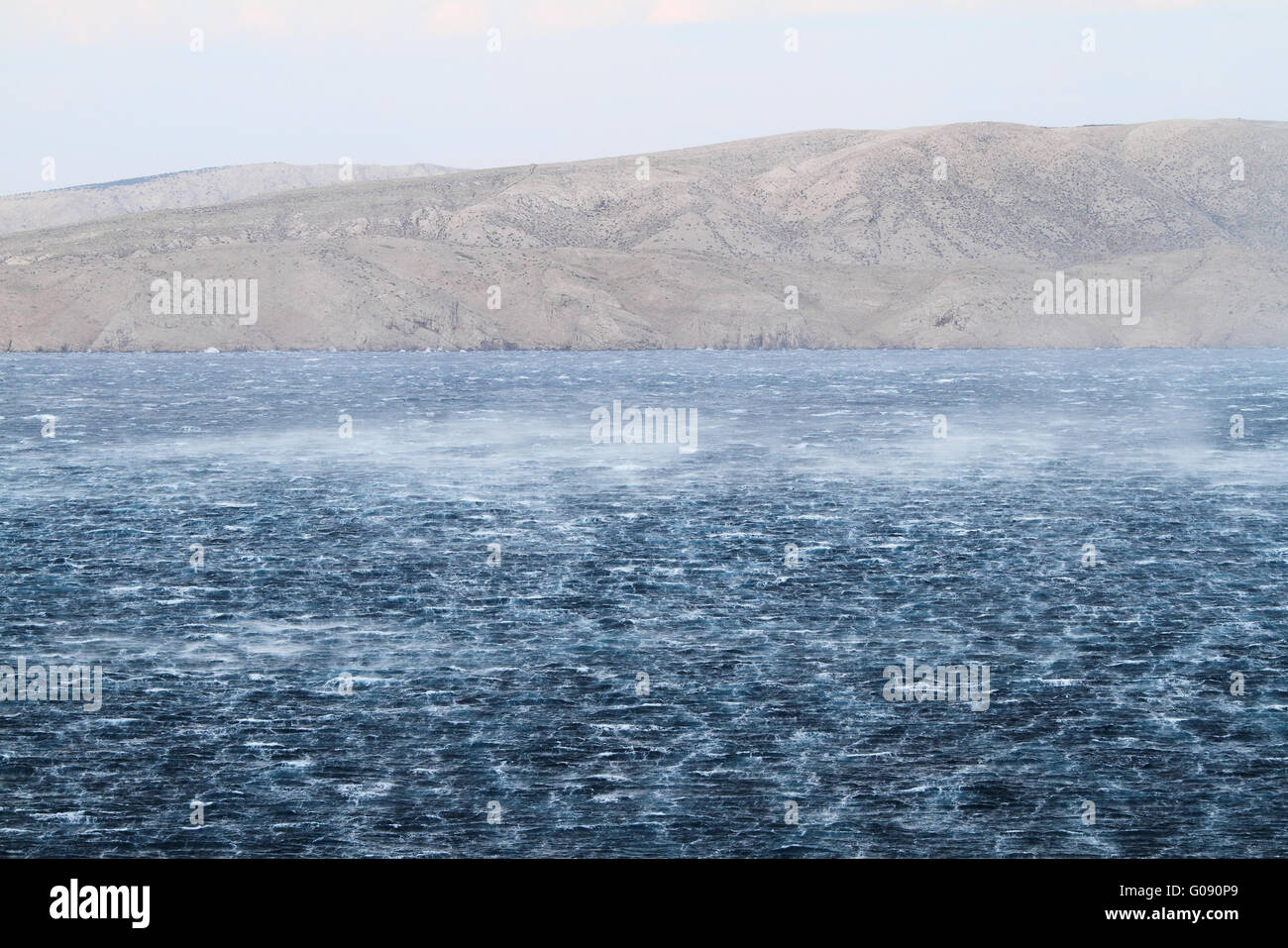 Raging sea with furious waves and fierce wind Stock Photo - Alamy