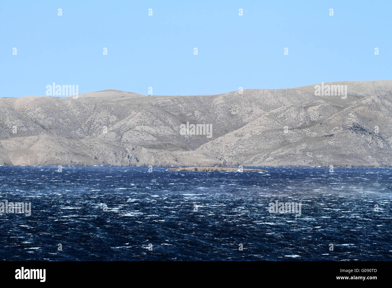 Raging sea with furious waves and fierce wind Stock Photo - Alamy