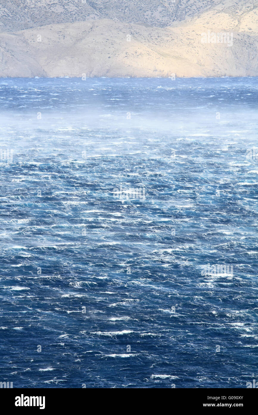 Raging sea with furious waves and fierce wind Stock Photo - Alamy