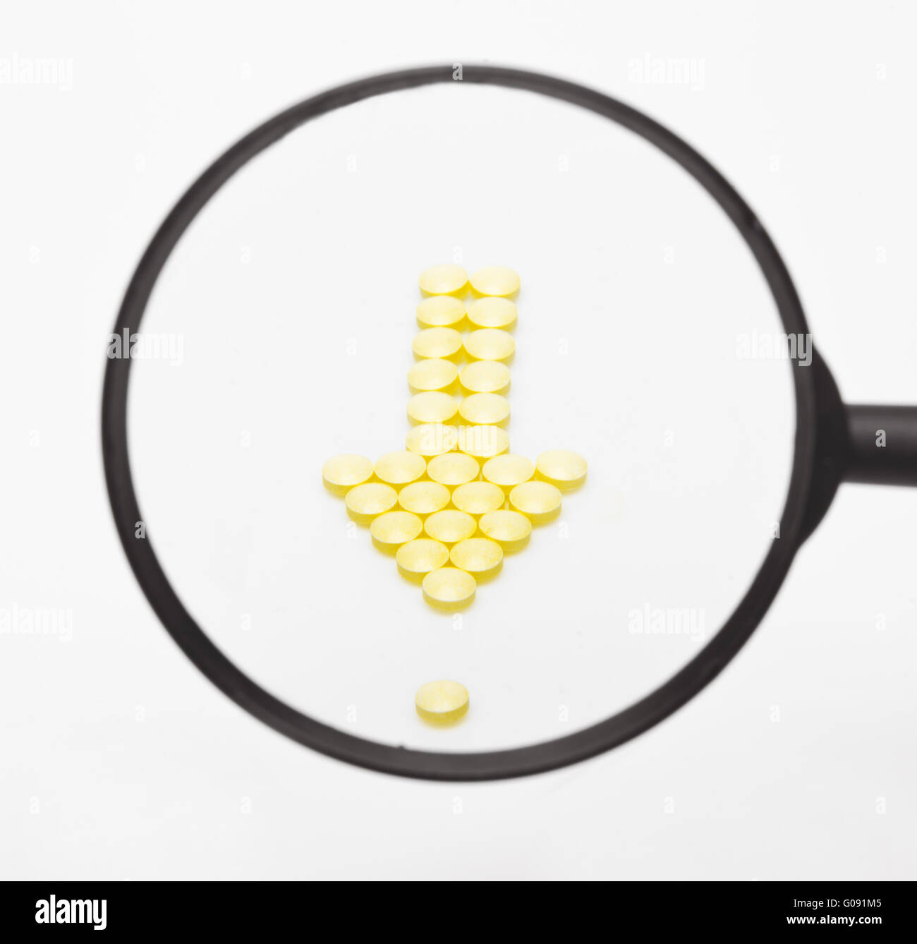 Vitamin pills arrow hi-res stock photography and images - Alamy