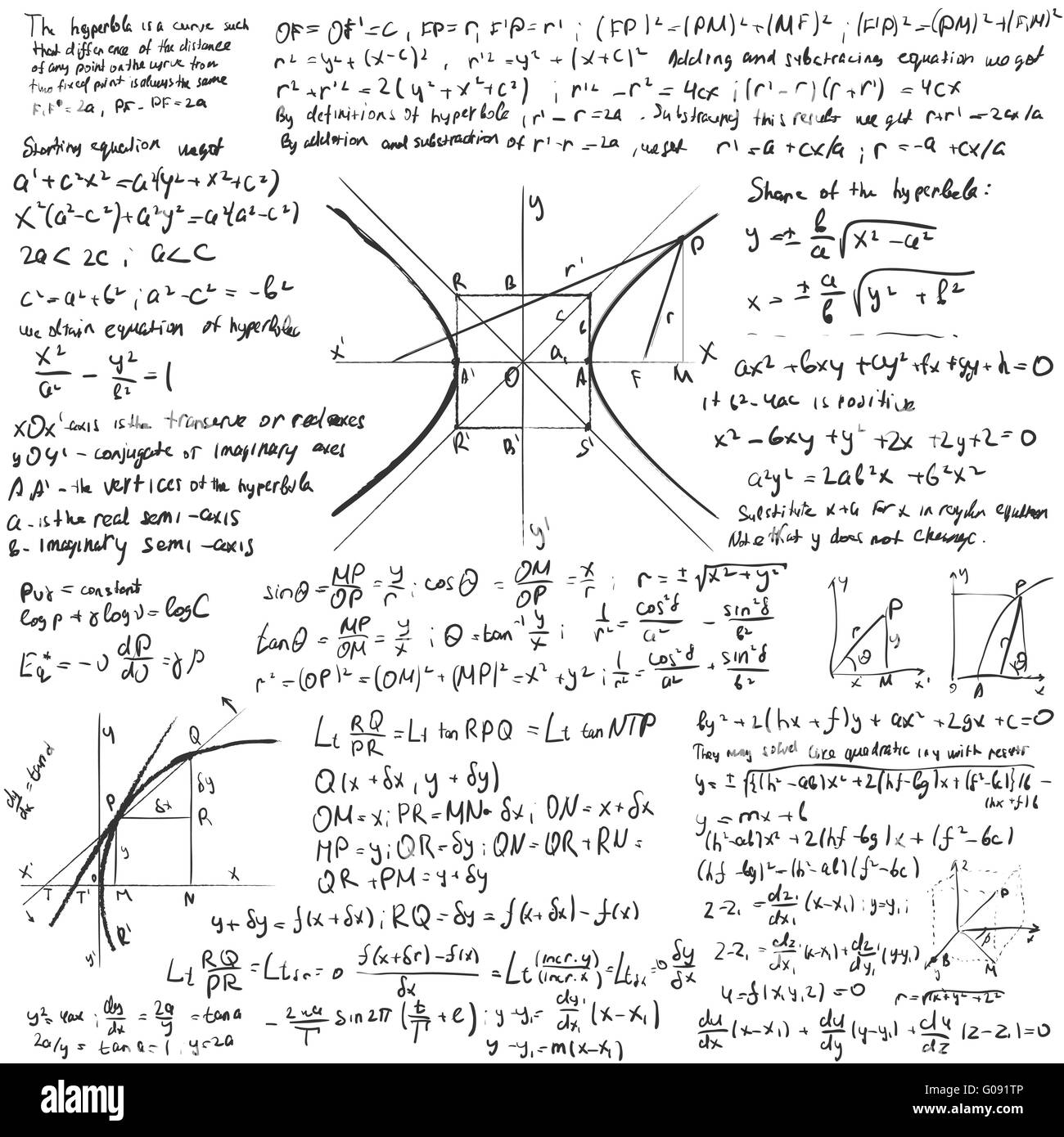 Maths vector background Stock Vector Image & Art - Alamy