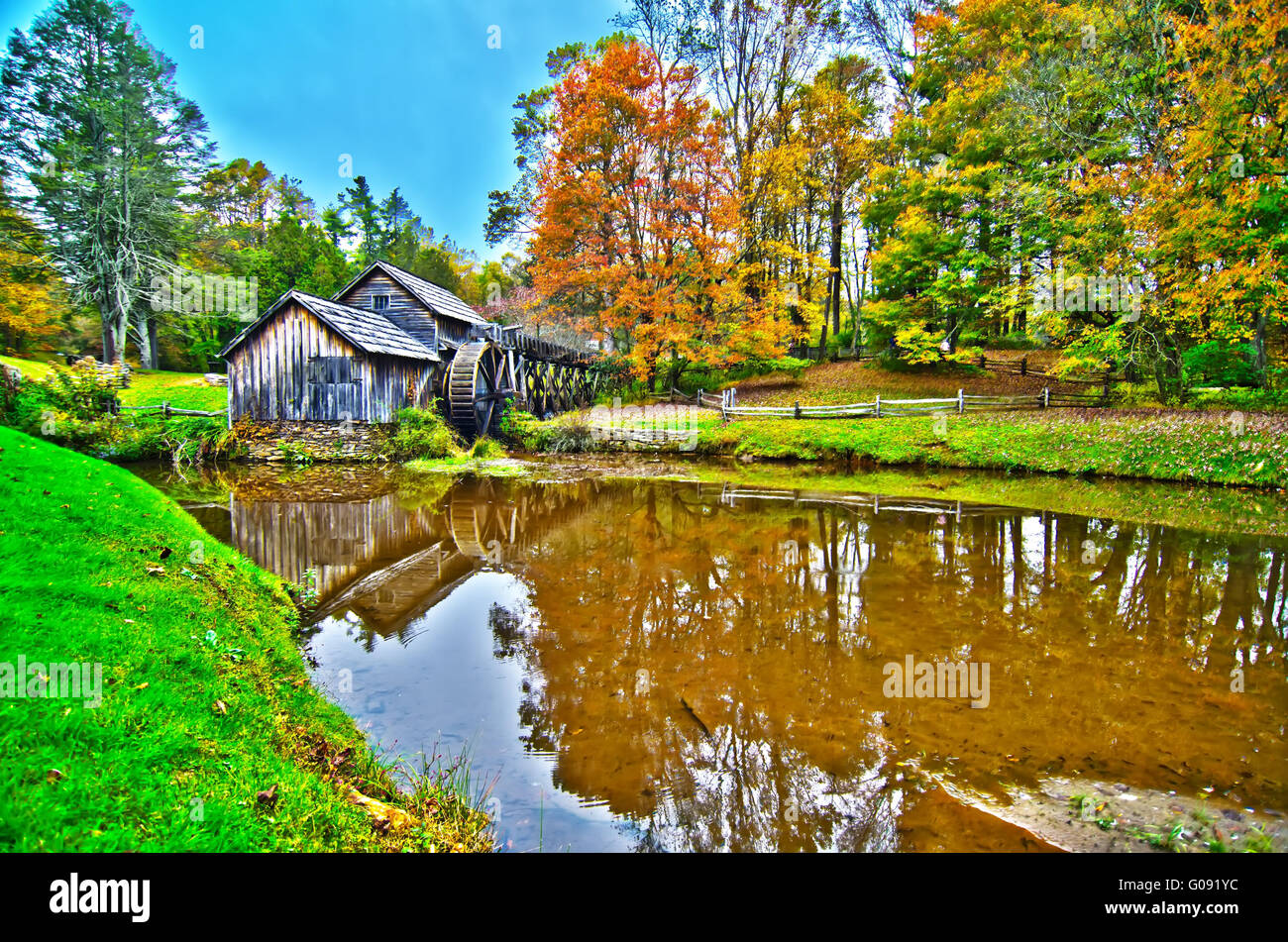 Mabry mill on blue ridge hi-res stock photography and images - Alamy