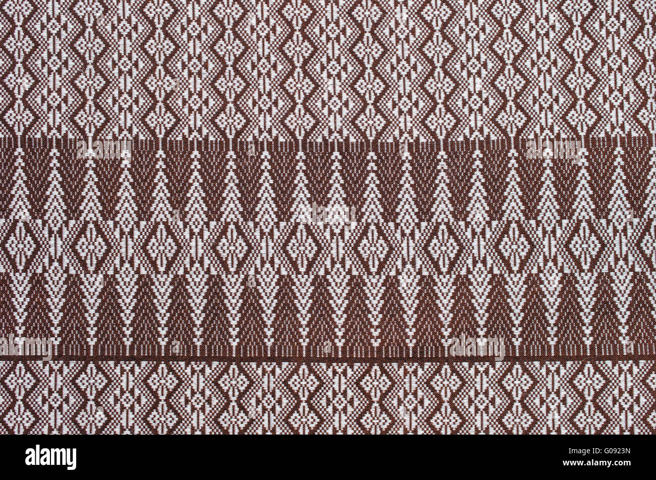 Pattern on the thai cloth Stock Photo - Alamy