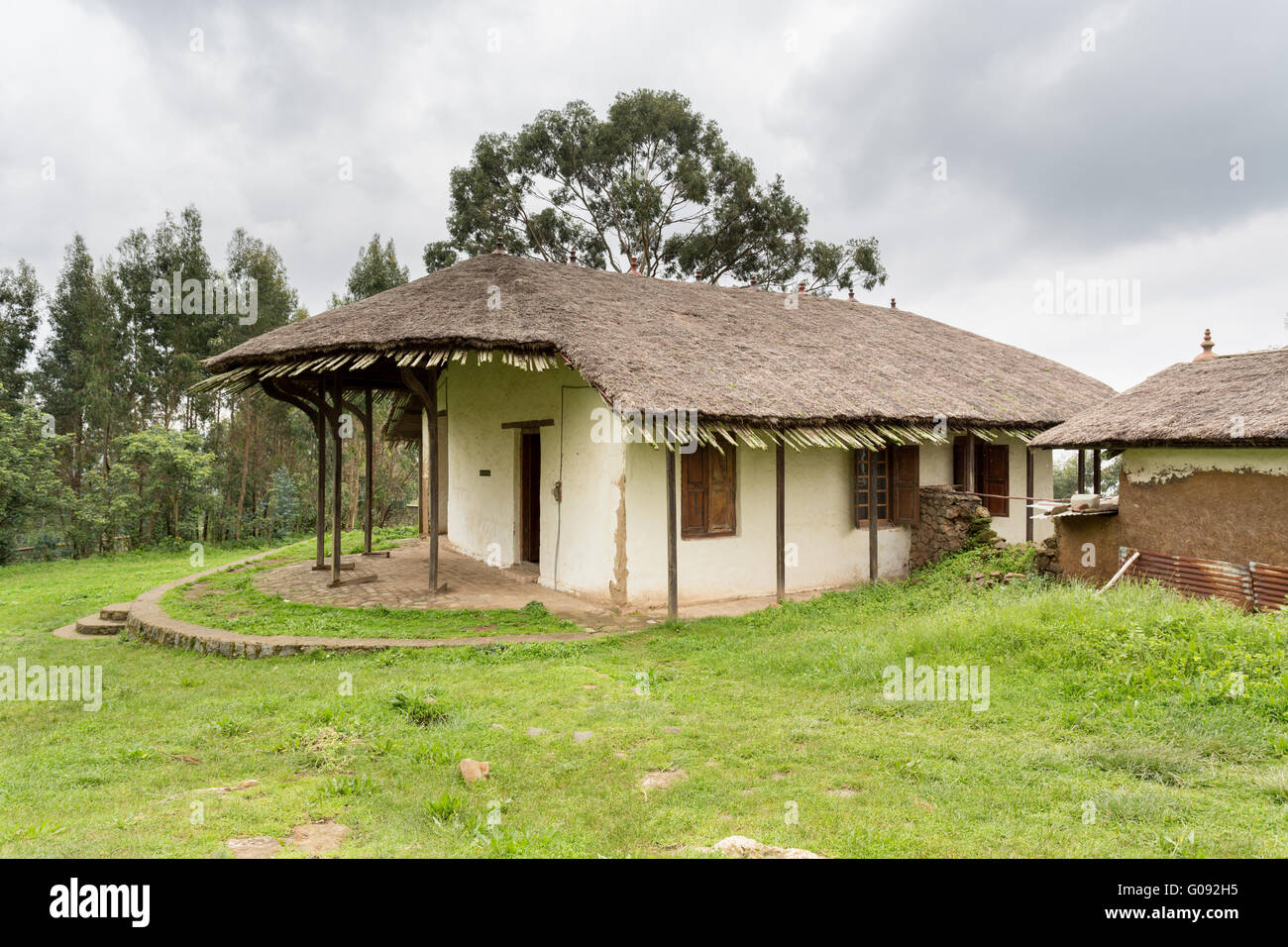 Emperor Menelik’s Palace-Elfign and Reception Hall Stock Photo - Alamy