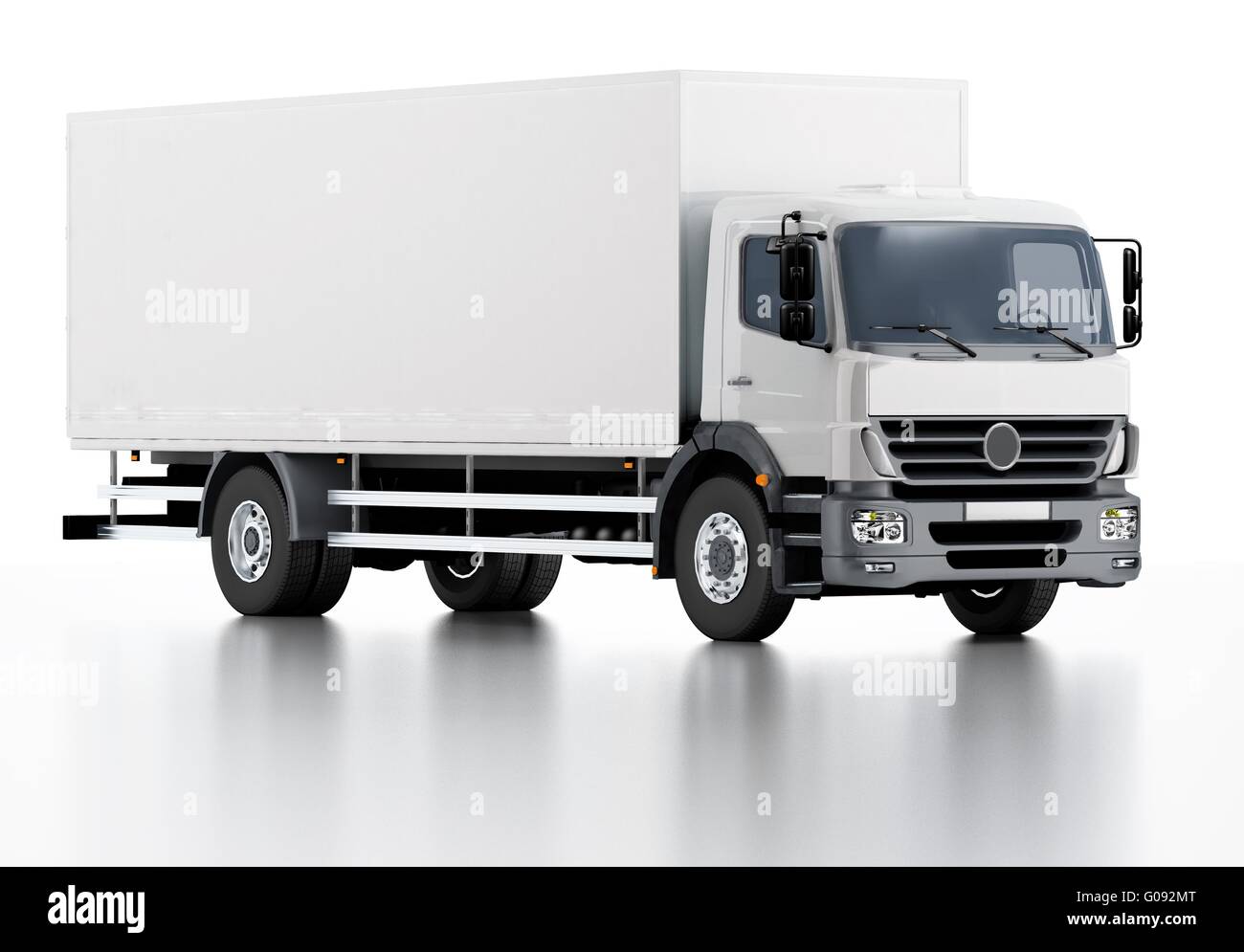 Commercial Delivery / Cargo Truck Stock Photo - Alamy