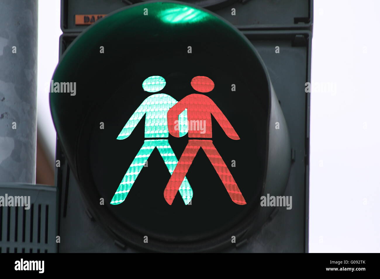 Green traffic light man hi-res stock photography and images - Alamy