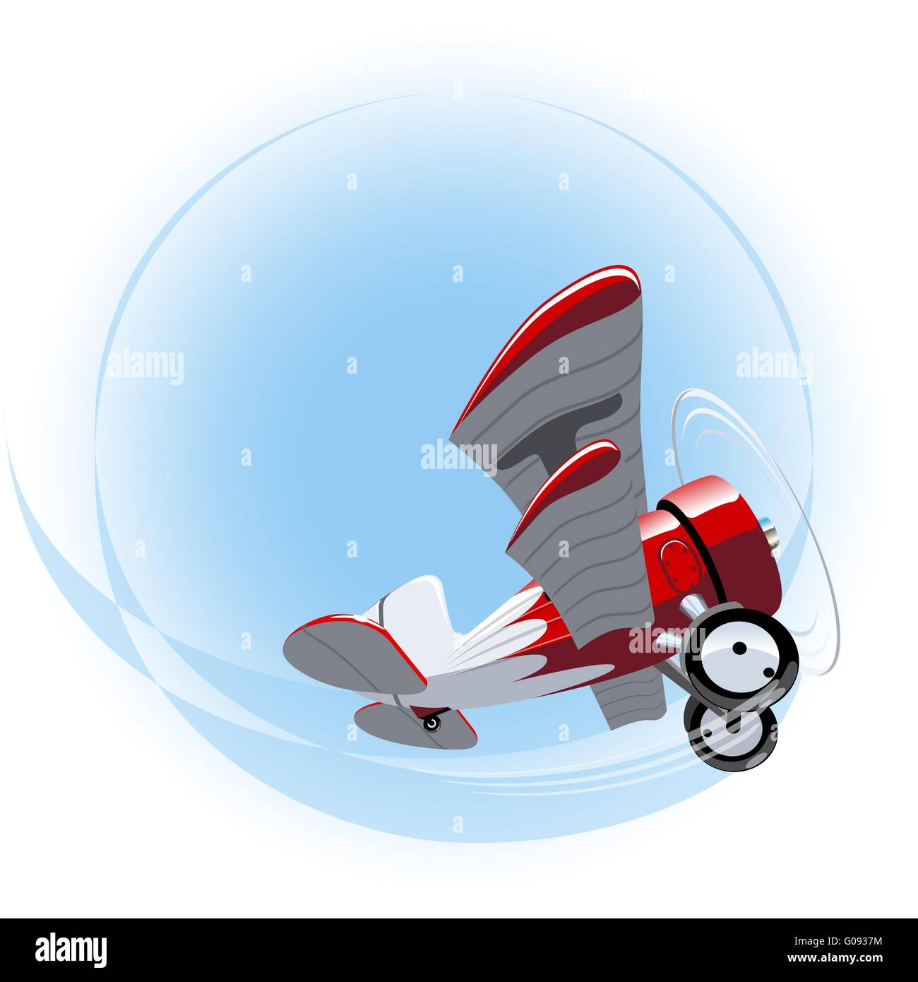 Biplane wing design Cut Out Stock Images & Pictures - Alamy