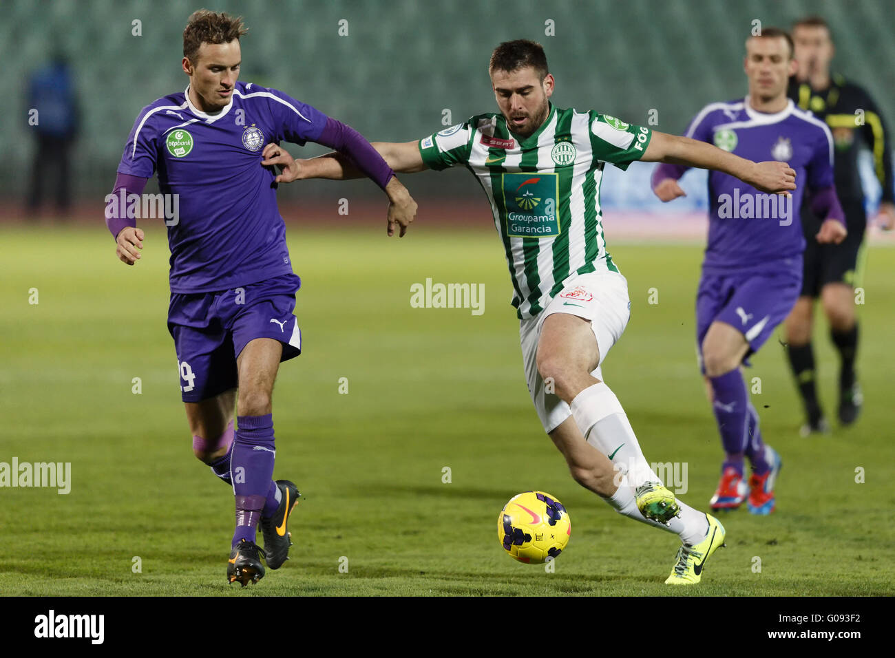 FTC vs. UTE Hungarian Cup match Stock Photo - Alamy