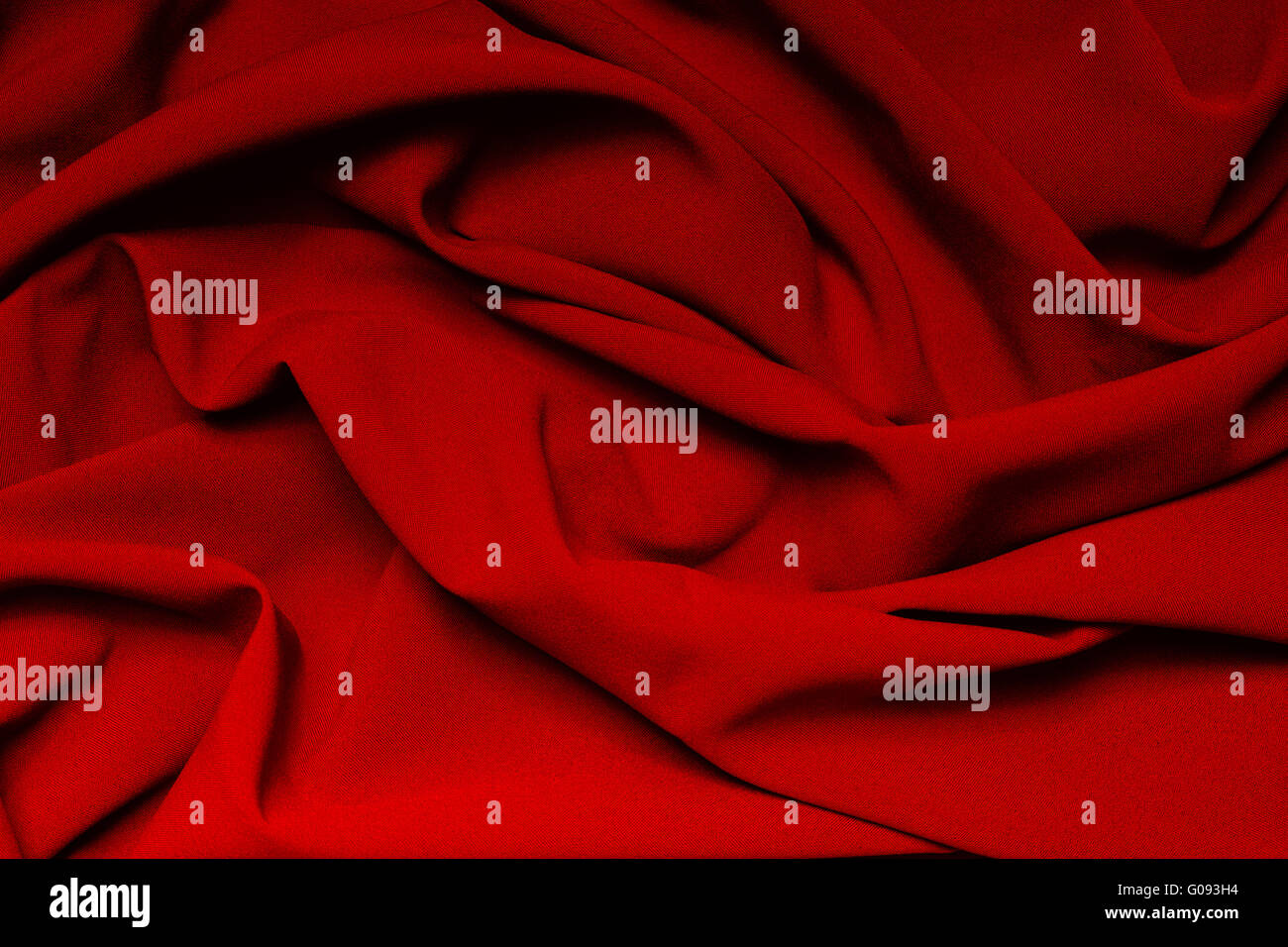 The folds of a bright red cloth. Abstract Background Stock Photo - Alamy