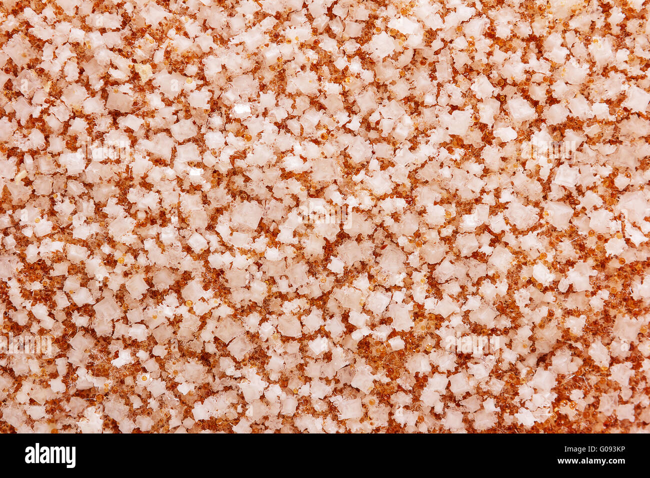 Surface with large crystals of salt Stock Photo - Alamy