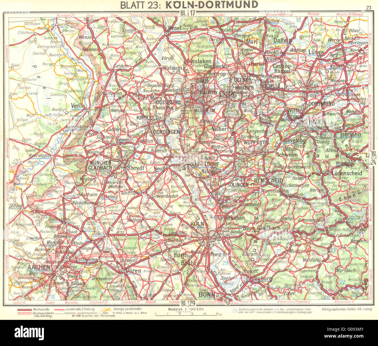 Dortmund map hi-res stock photography and images - Alamy