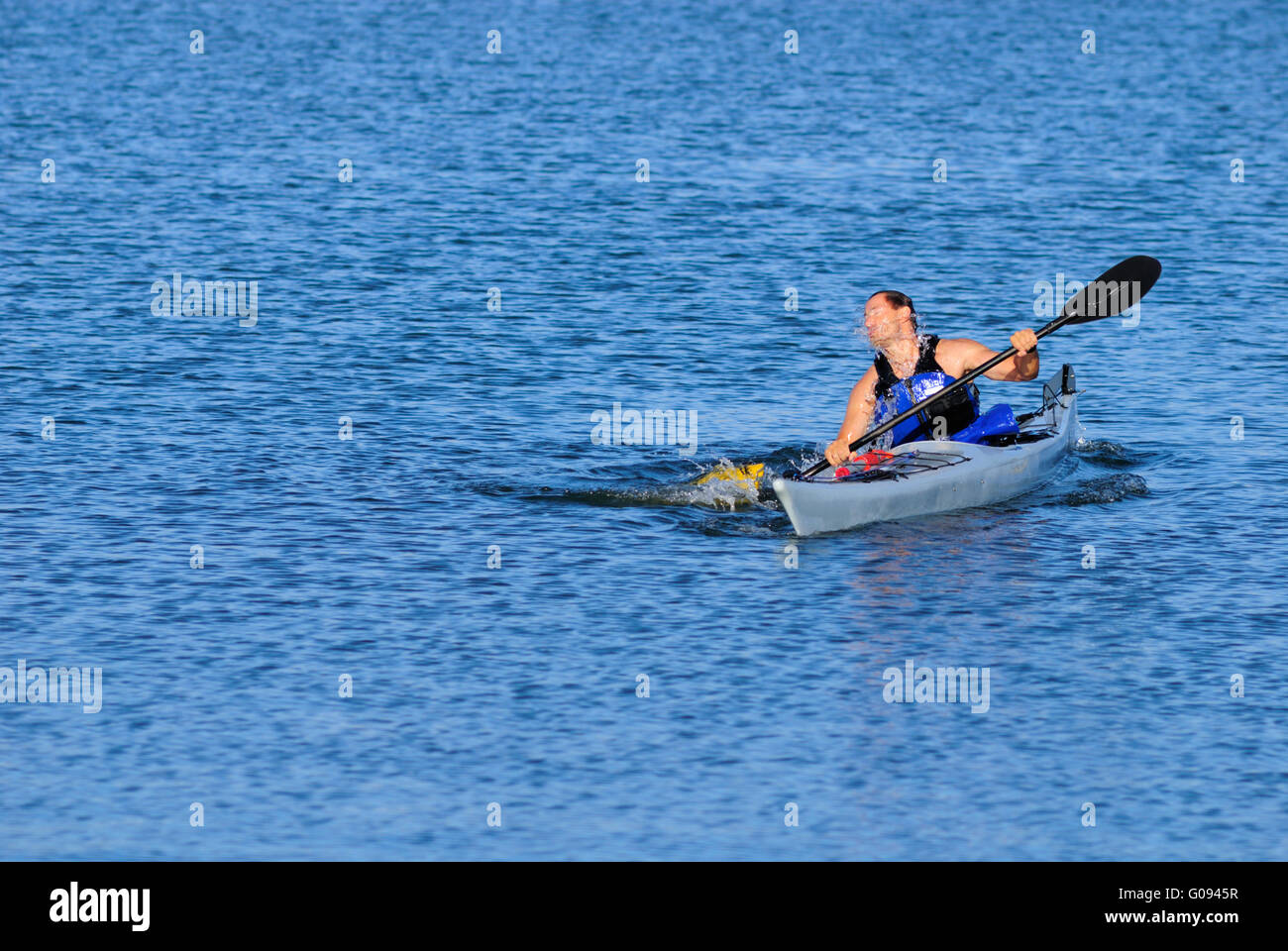 Kayaker emerges from water hi-res stock photography and images - Alamy