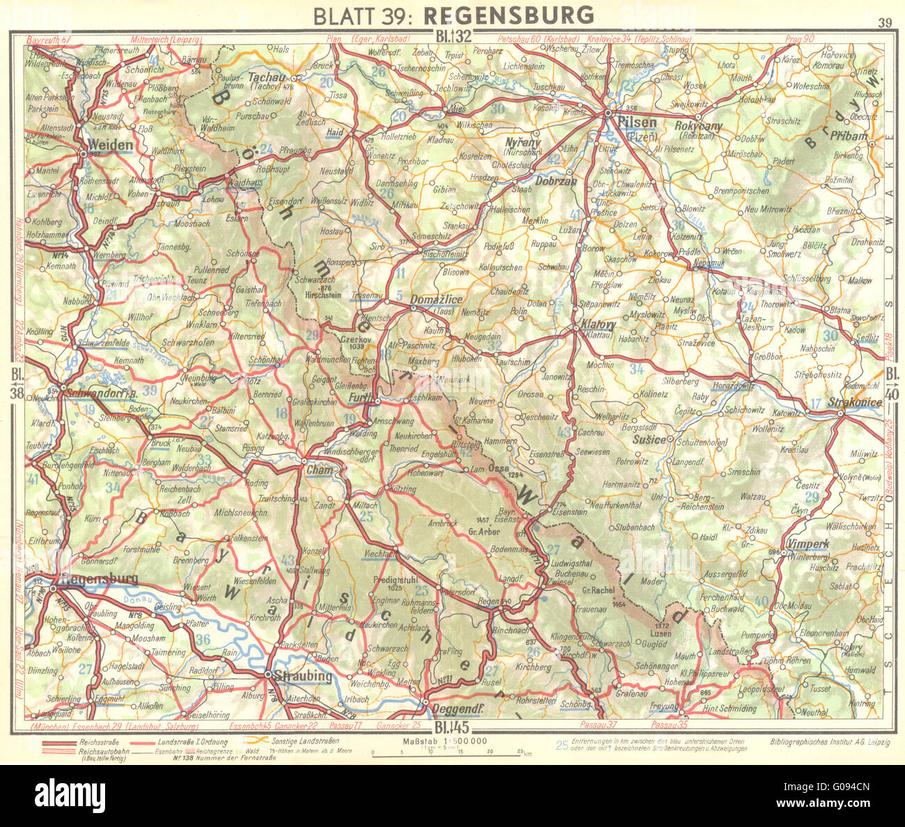 Map of regensburg hi-res stock photography and images - Alamy