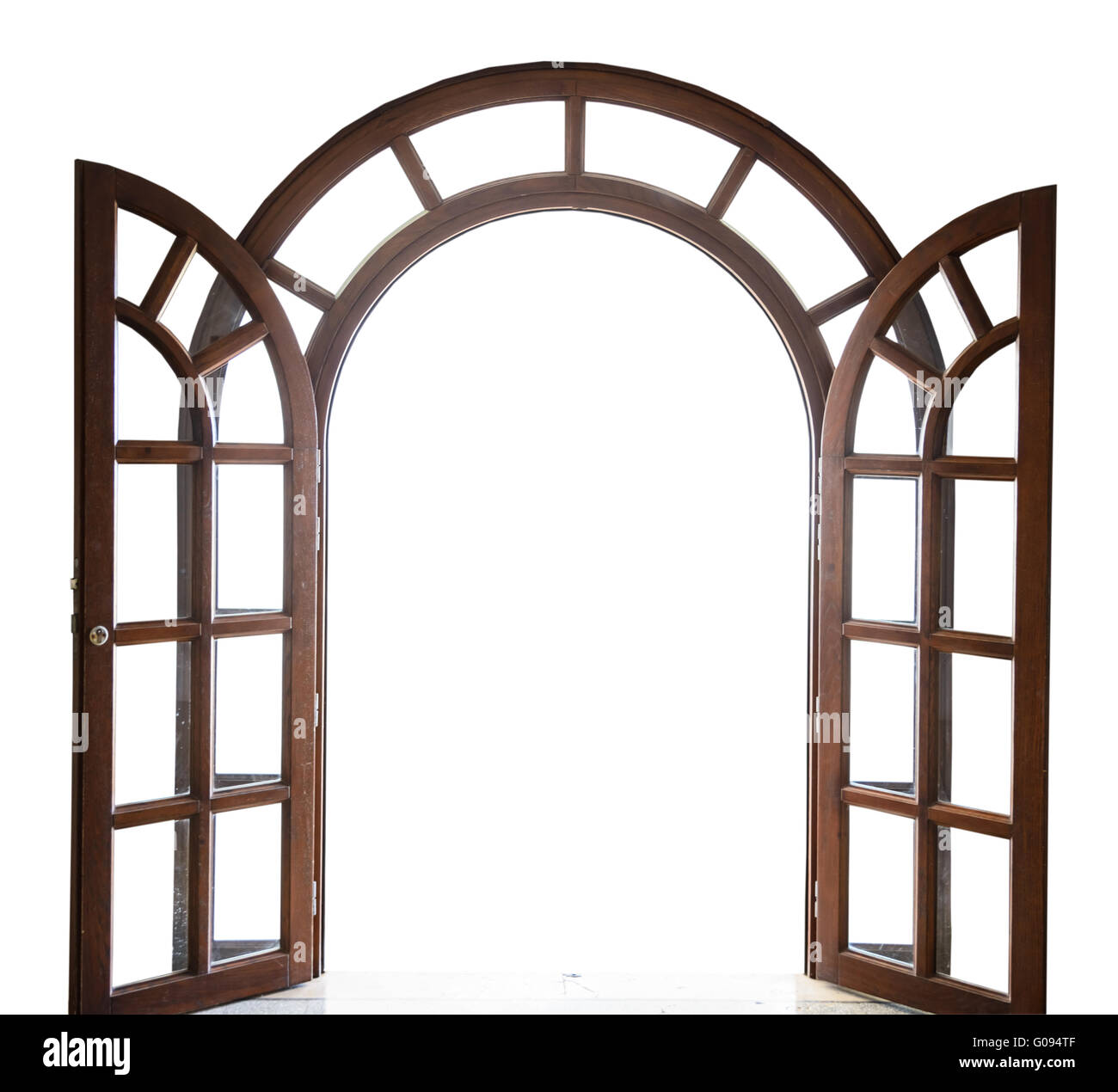 Decorative arched doorway Cut Out Stock Images & Pictures - Alamy