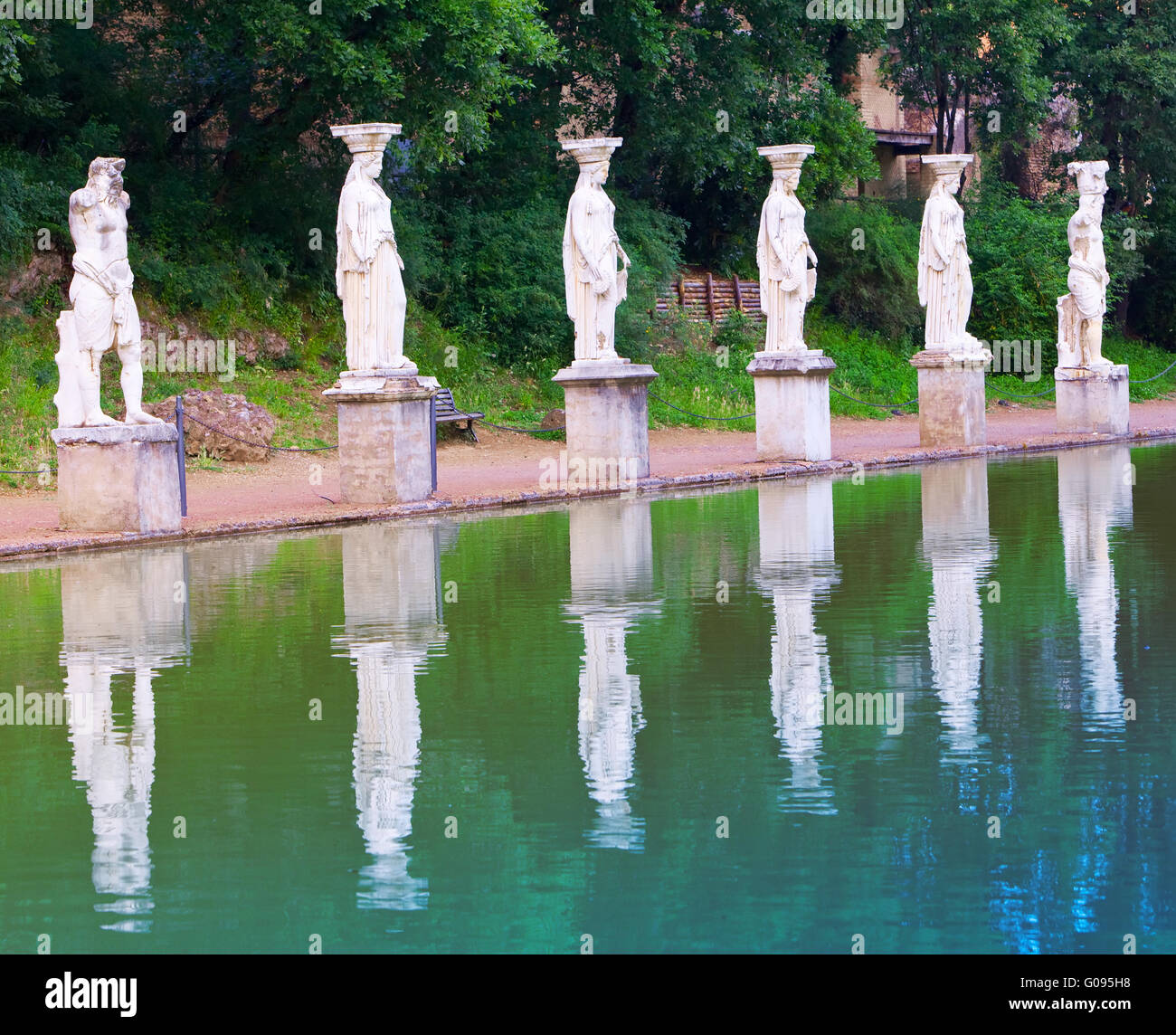 Villa Adriana- ruins of an imperial Adrian country Stock Photo - Alamy