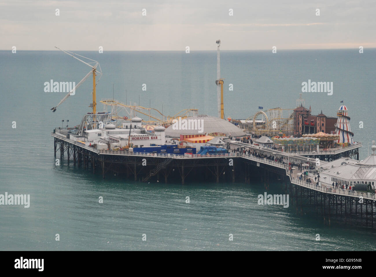 Brighton pier aerial hi-res stock photography and images - Alamy