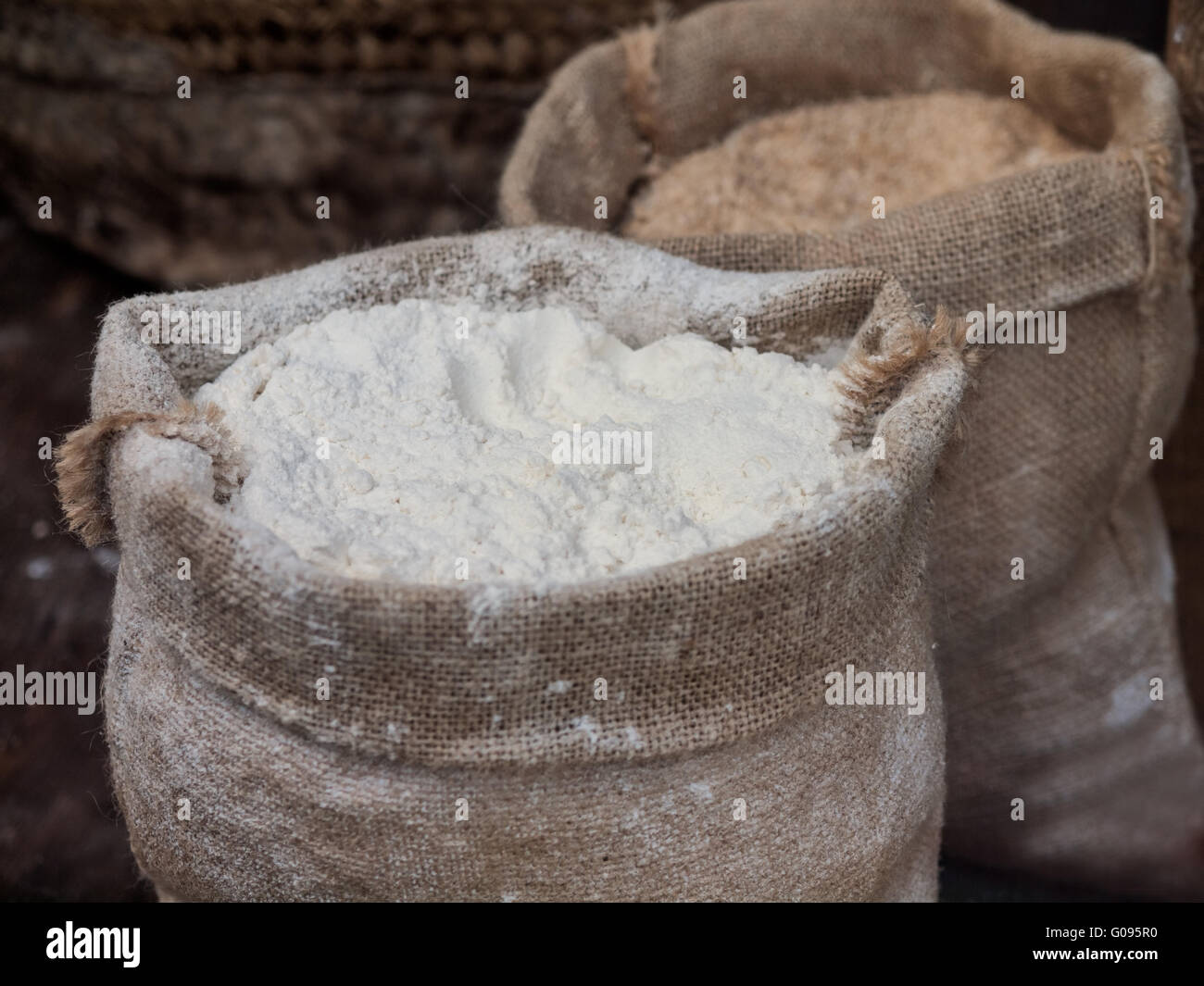 Vintage flour hi-res stock photography and images - Alamy