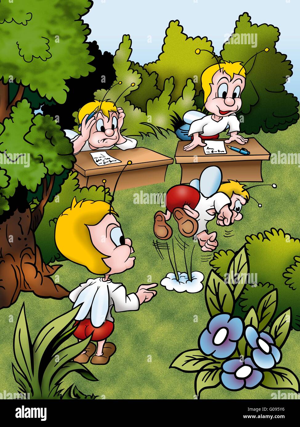 Bugs In School Stock Photo - Alamy