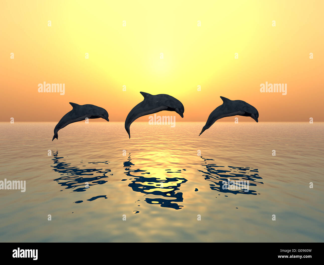 Springende delfine hi-res stock photography and images - Alamy