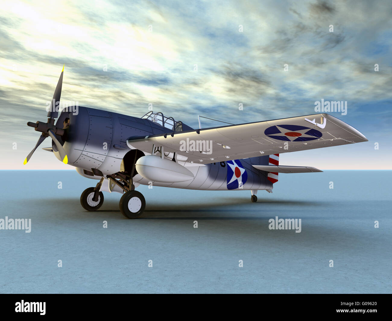 American Fighter Plane Stock Photo - Alamy
