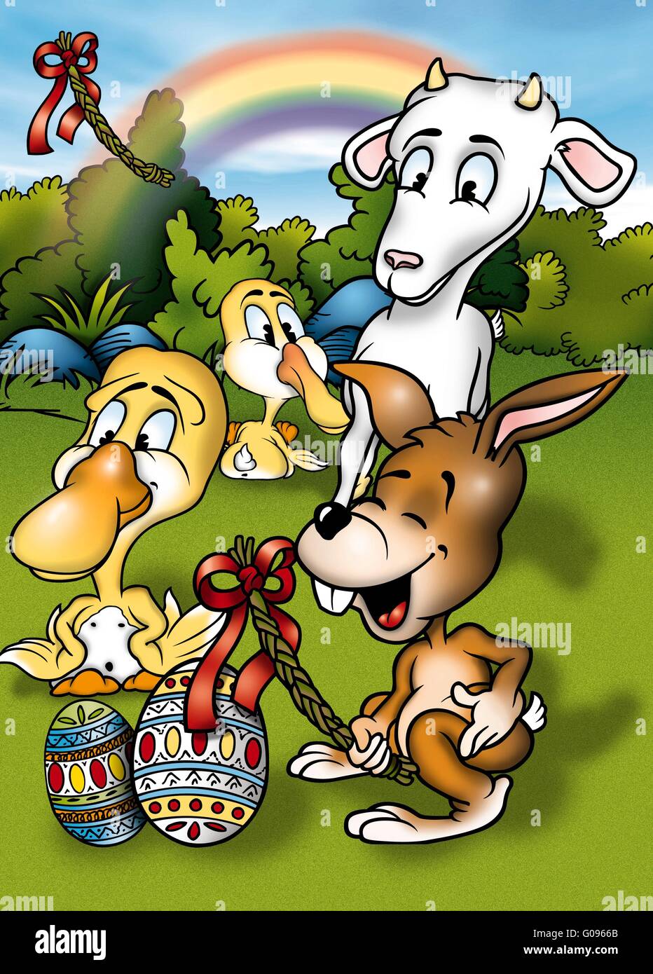 Hand painting goat hi-res stock photography and images - Alamy