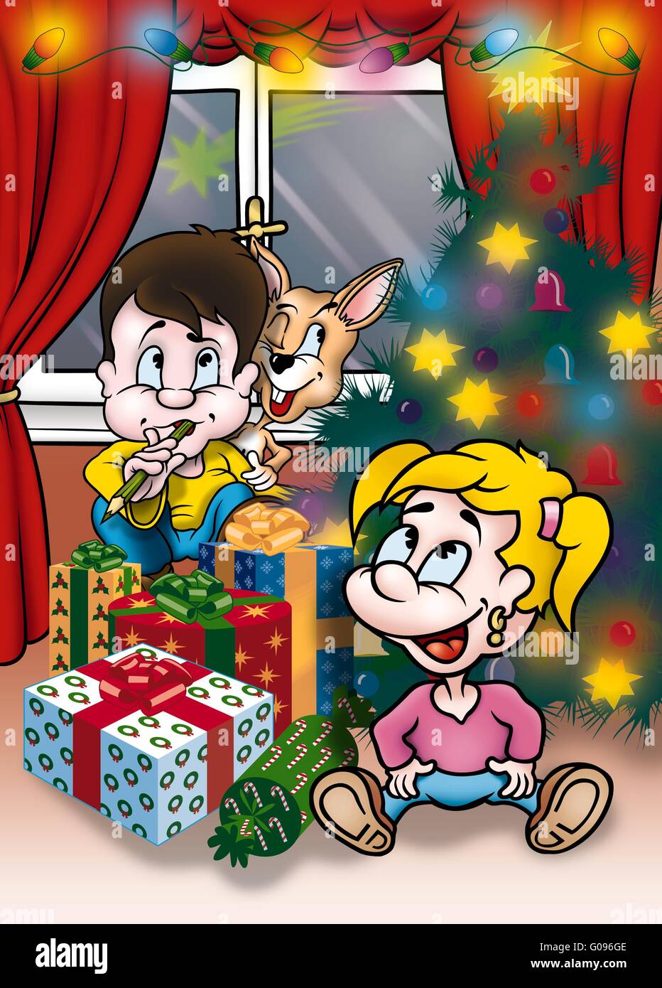 Christmas comet painting hi-res stock photography and images - Alamy