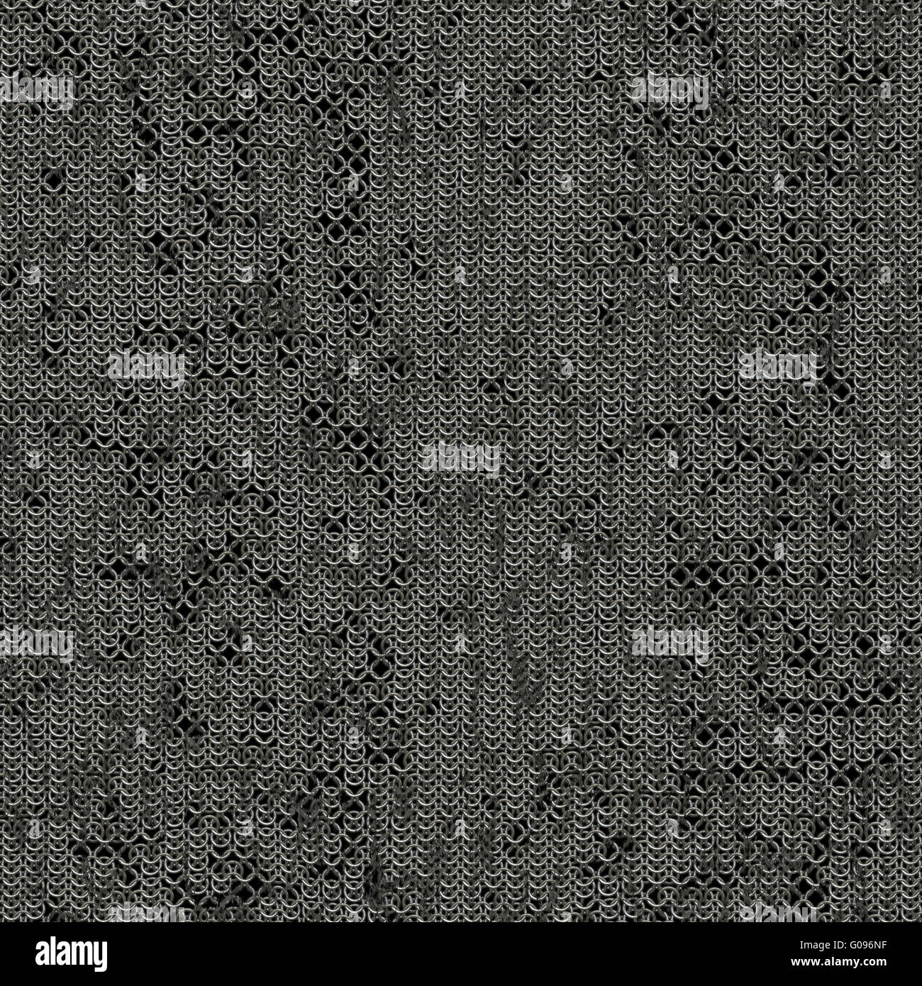 Seamless computer generated metal chain mail rusted and damaged Stock ...