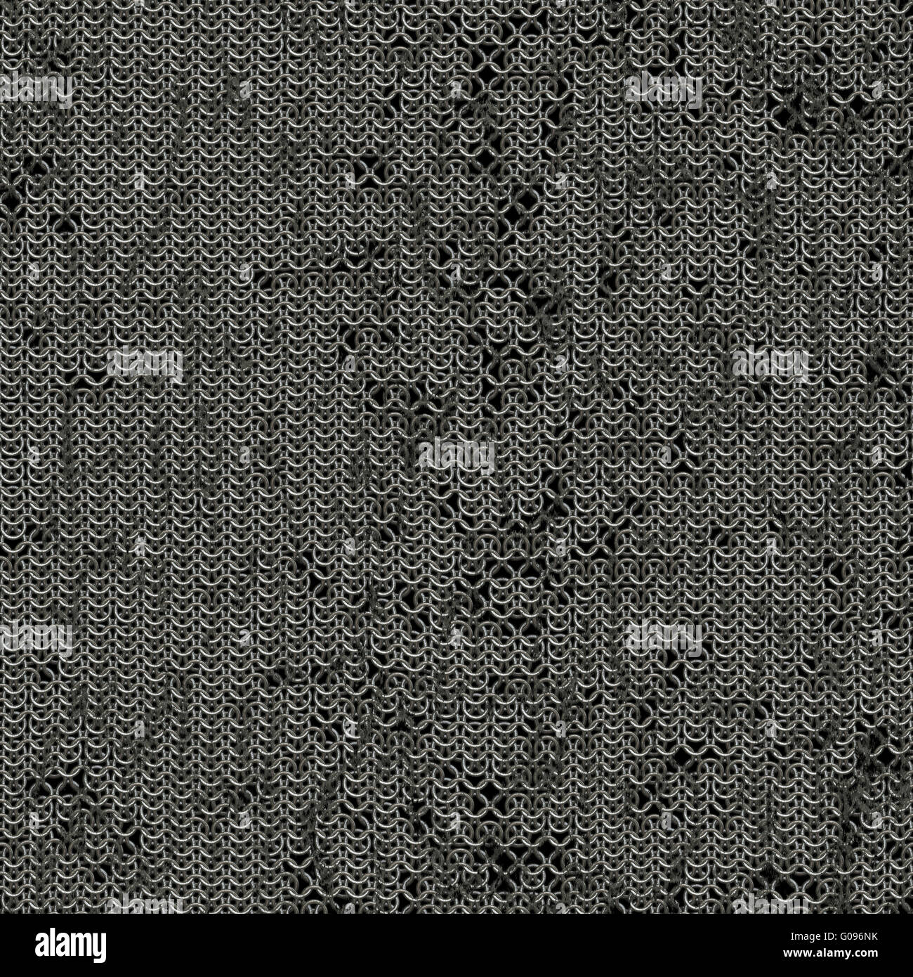 Seamless computer generated metal chain mail damaged Stock Photo - Alamy