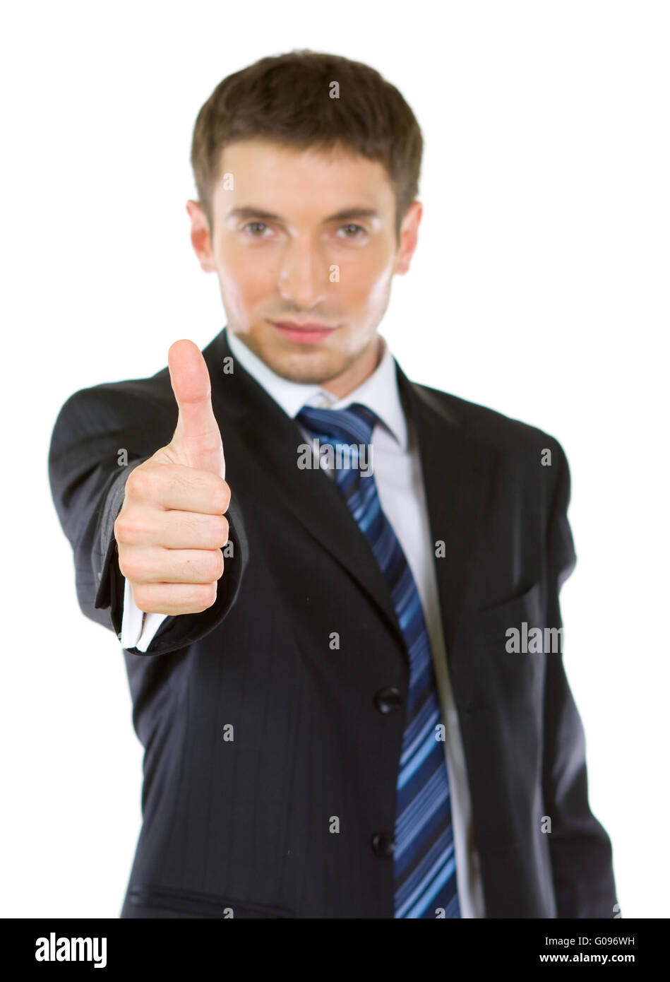Young modern businessman excited success hi-res stock photography and images - Alamy