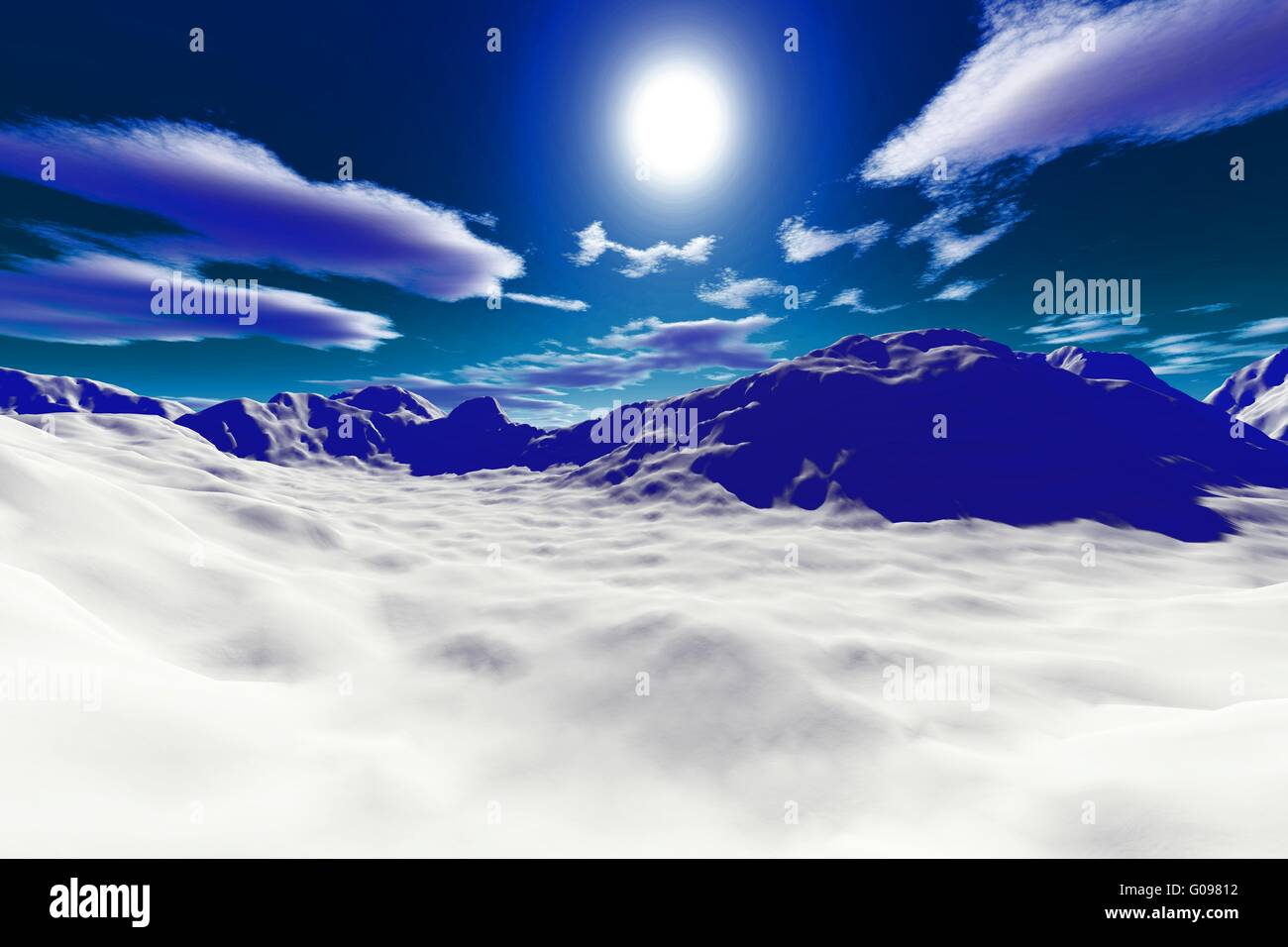 Blue cold winter holidays hi-res stock photography and images - Alamy
