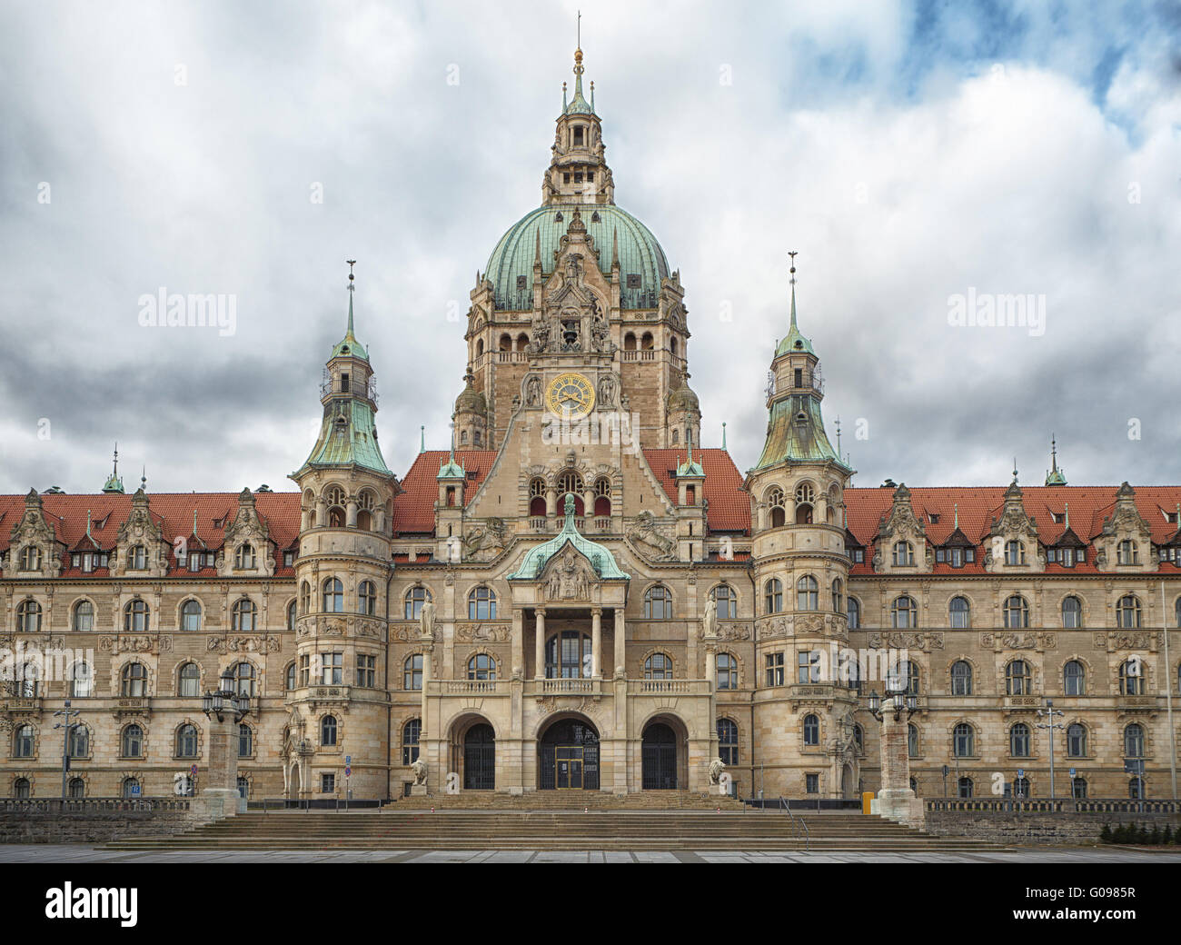 The New Town City Hall Hanover Stock Photo - Alamy