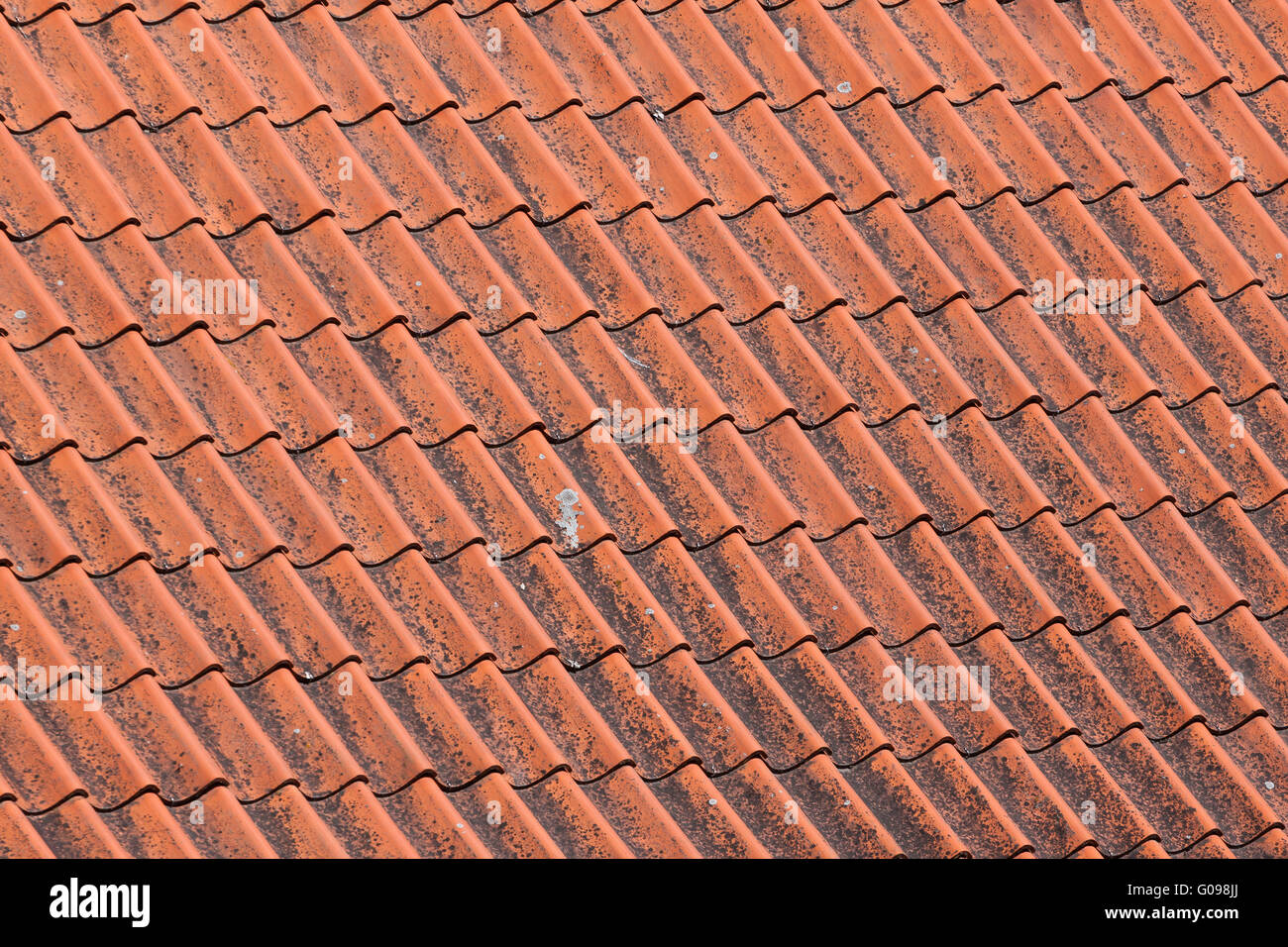 Old red roof tiles Stock Photo - Alamy
