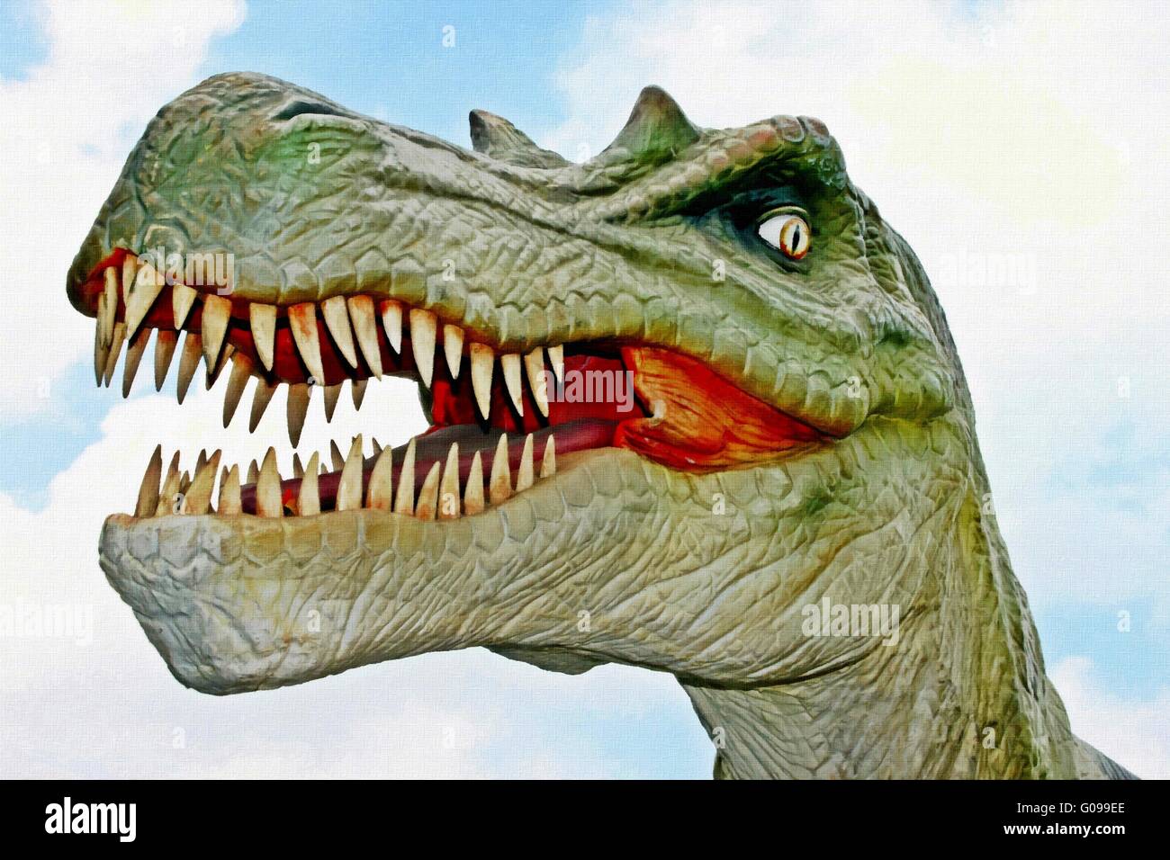 Dinosaur face hi-res stock photography and images - Alamy
