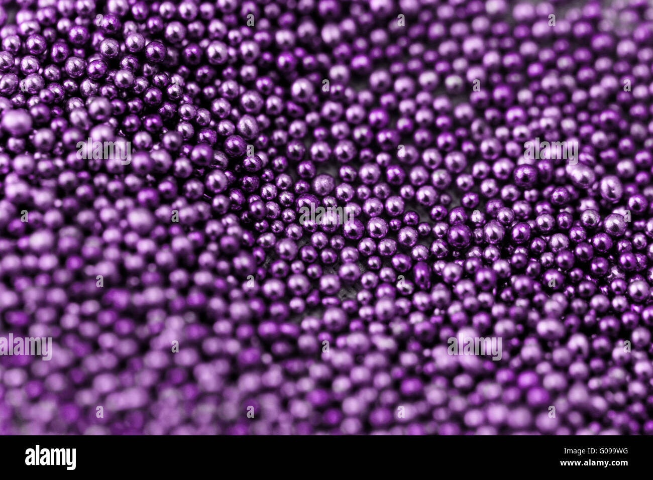 Pile purple balls of bead suitable for Background and texture Stock ...