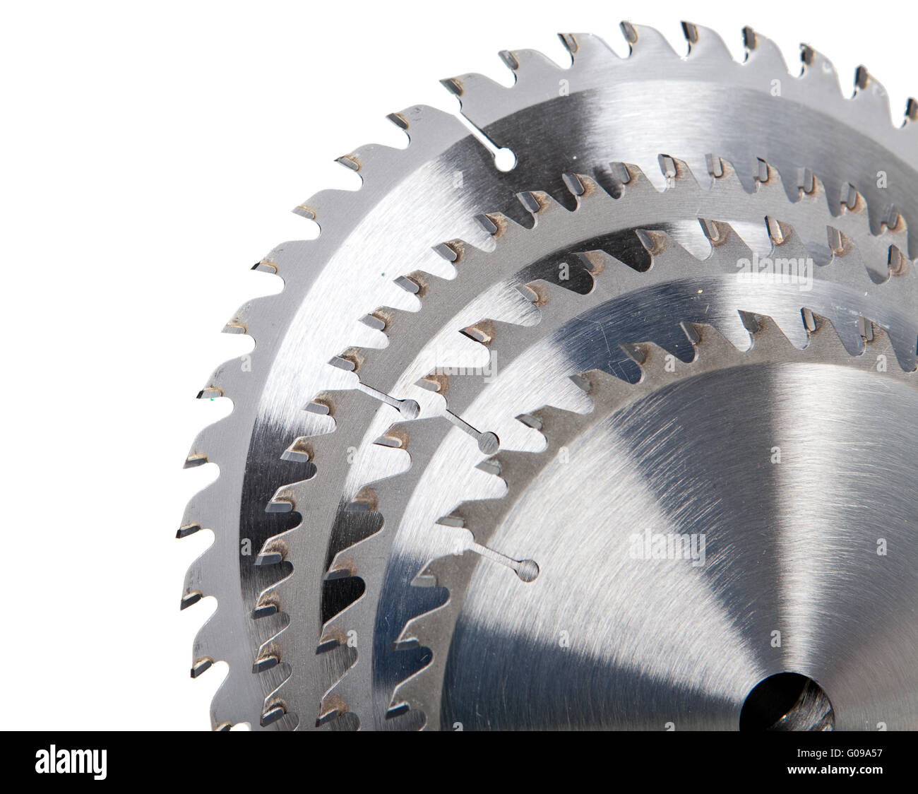 Circular saw blade for wood with hard alloy insert Stock Photo - Alamy