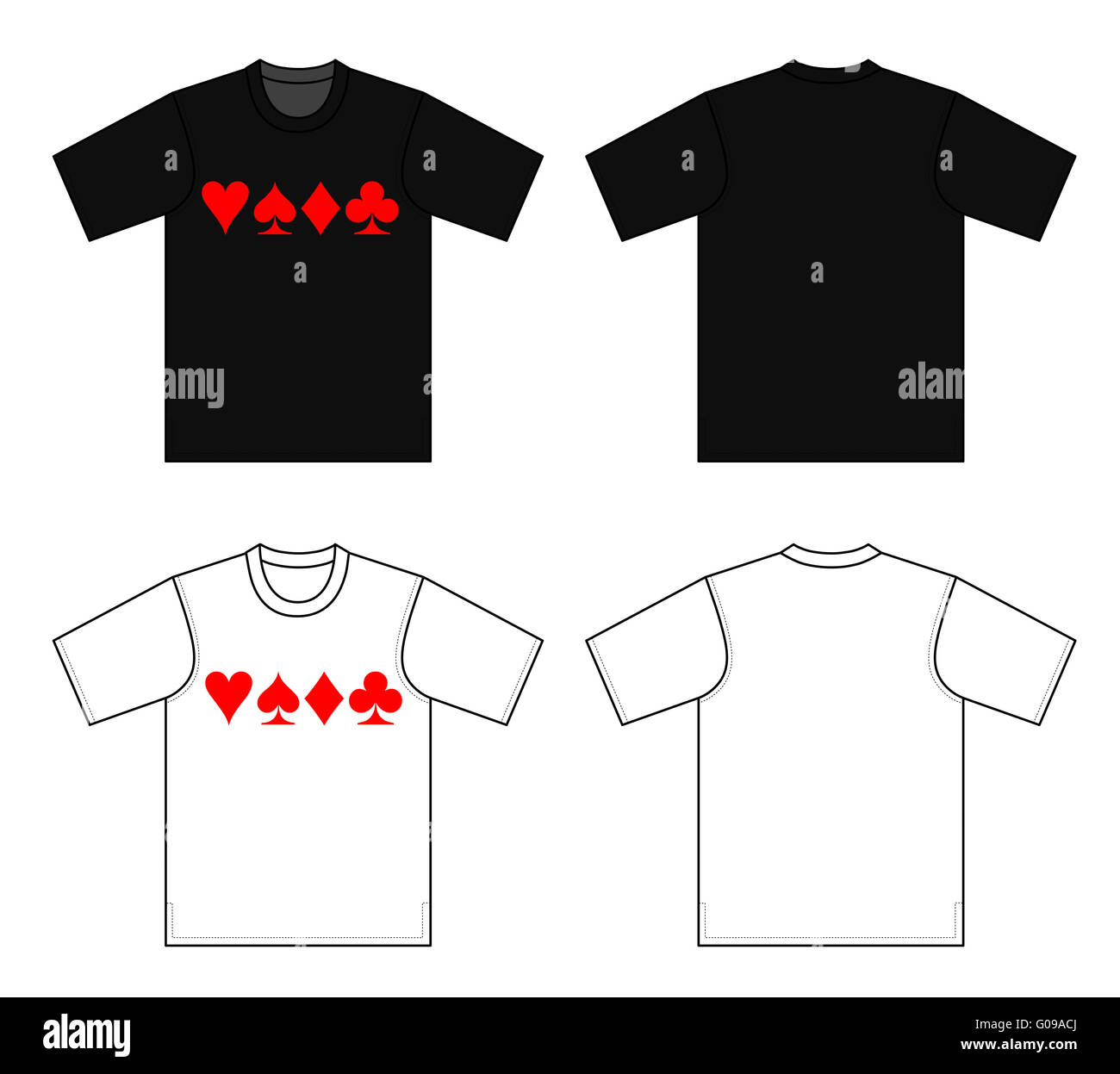 Outline t-shirt illustration isolated on white Stock Photo - Alamy