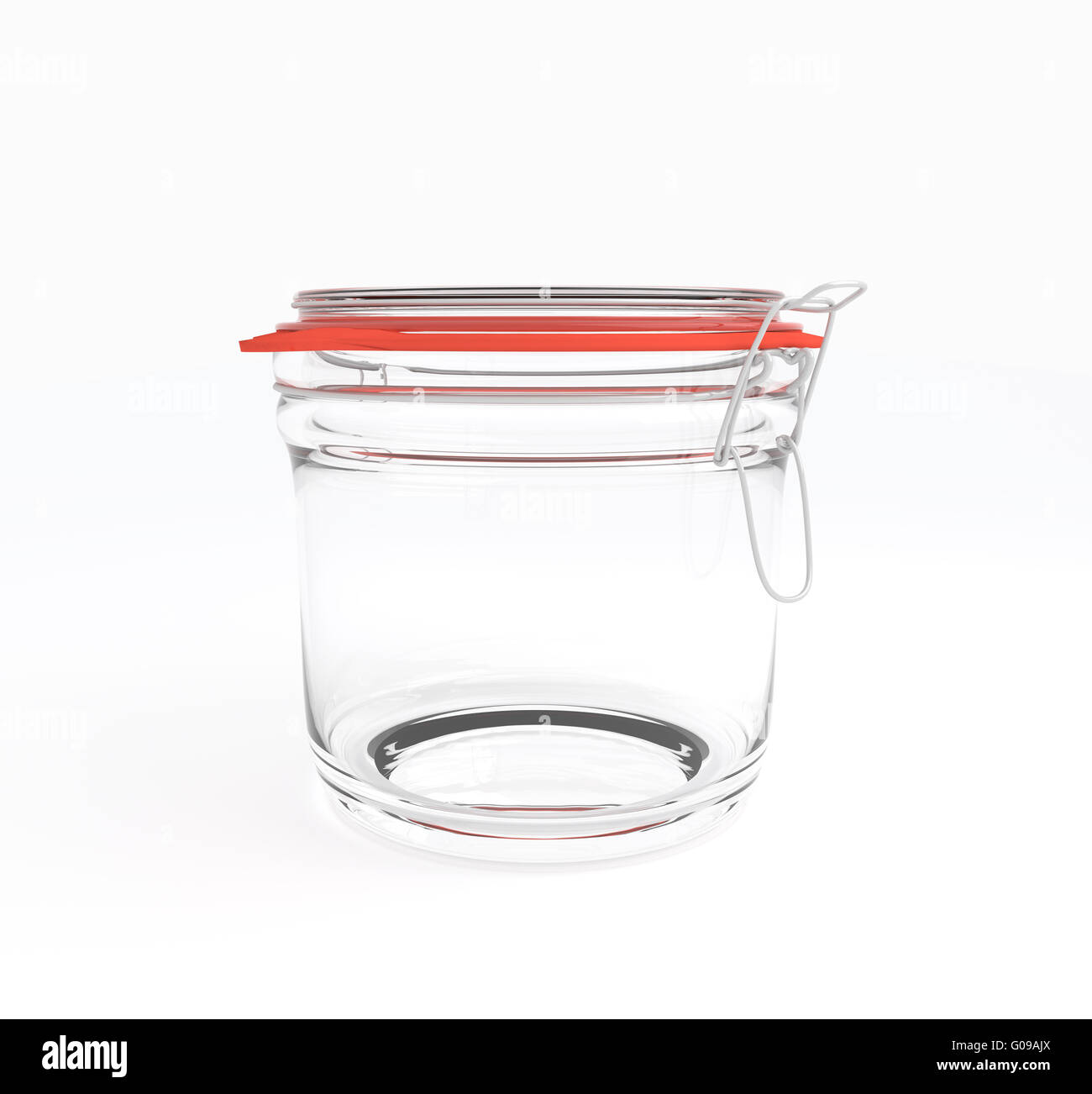 closed empty glass jar Stock Photo - Alamy