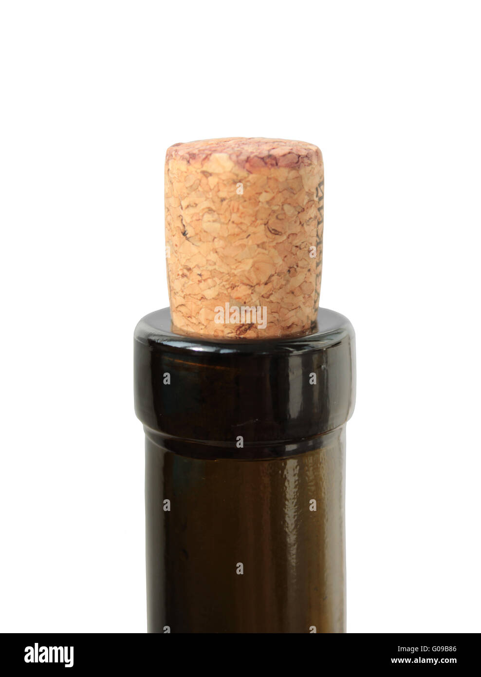 cork in the bottle of wine Stock Photo - Alamy